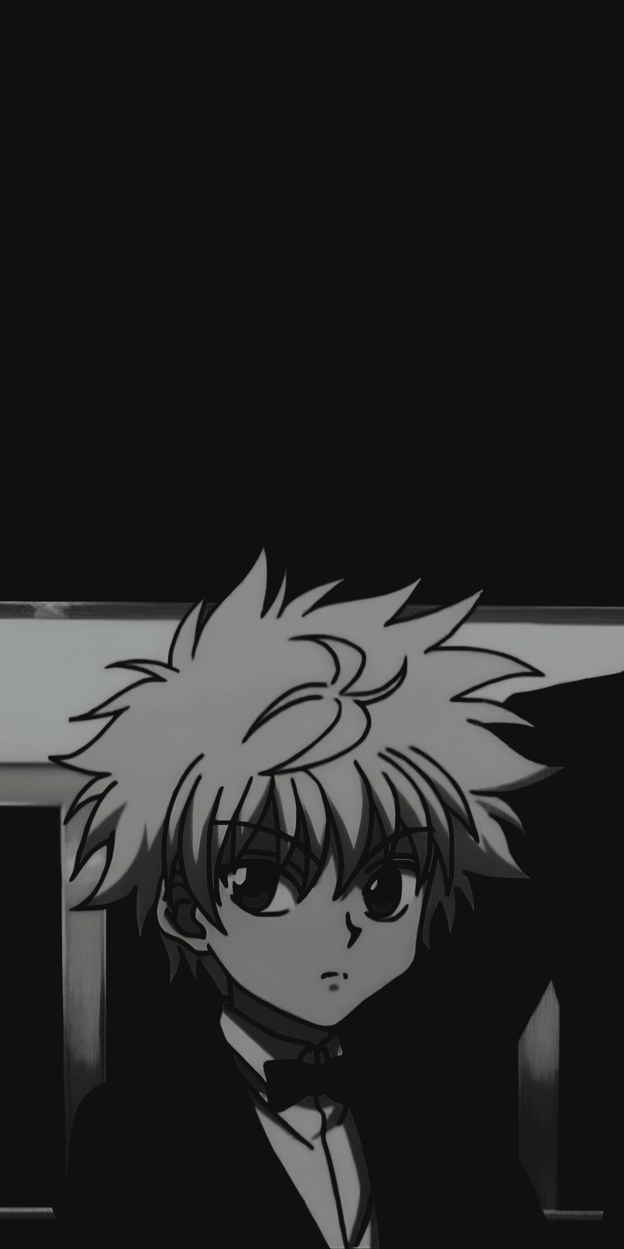 Killua Black And White Wallpapers - Wallpaper Cave