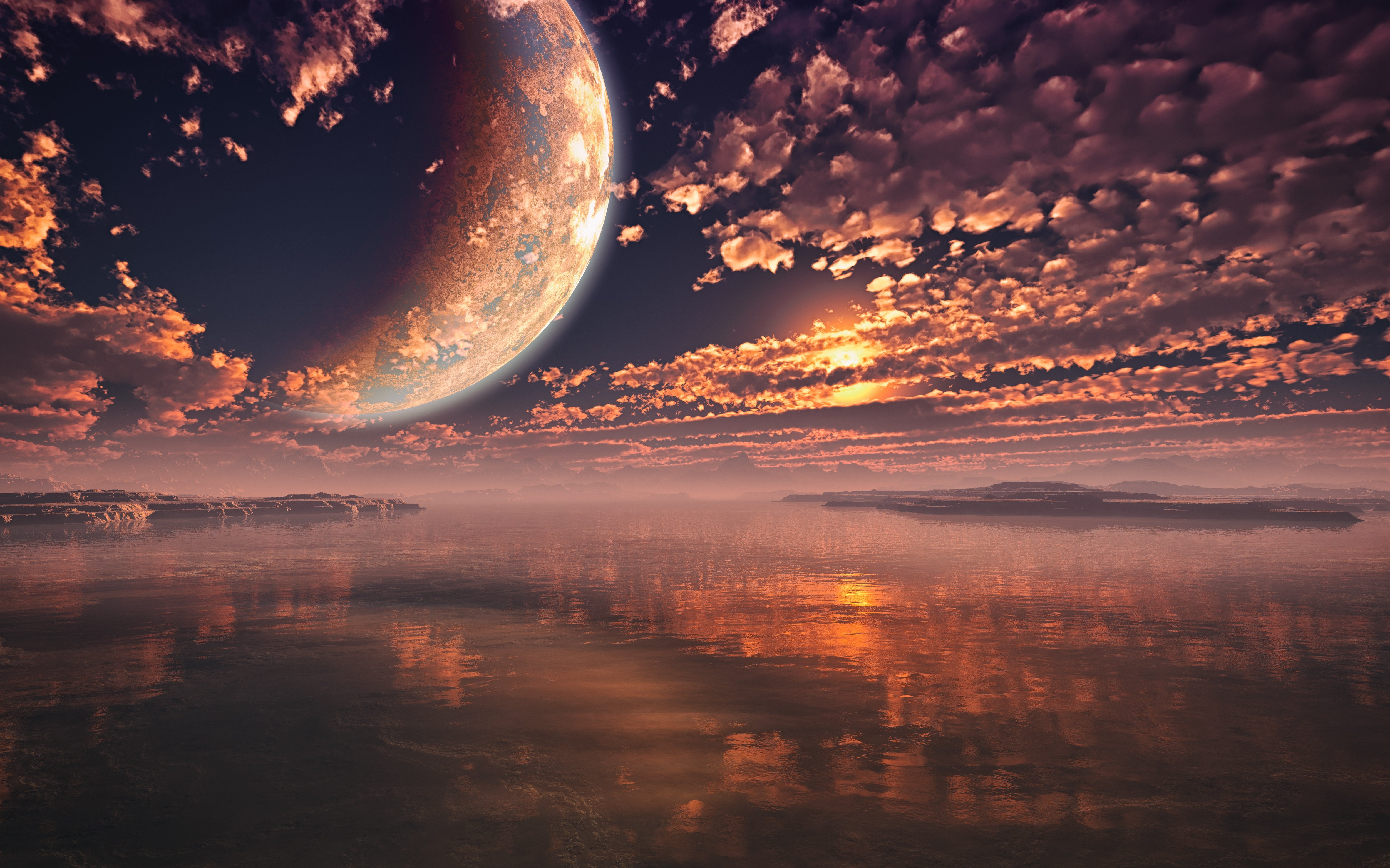 Moon Sunset Wallpapers - Wallpaper Cave