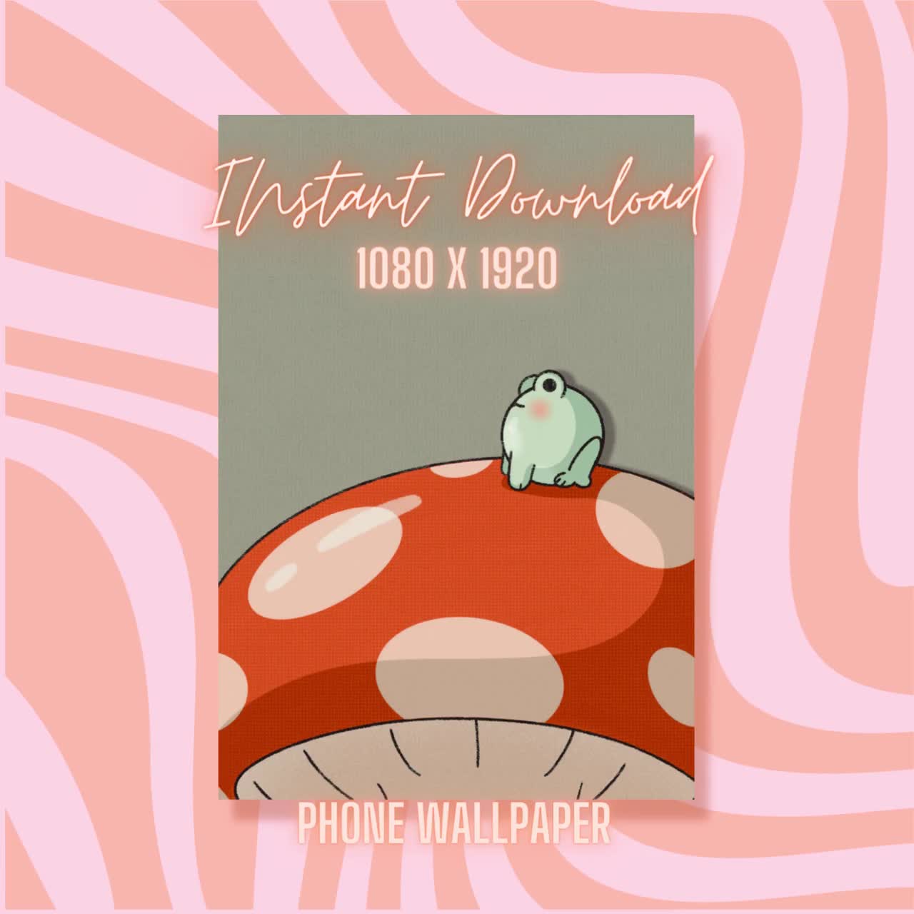 Cute Mushroom Frog Wallpapers - Wallpaper Cave