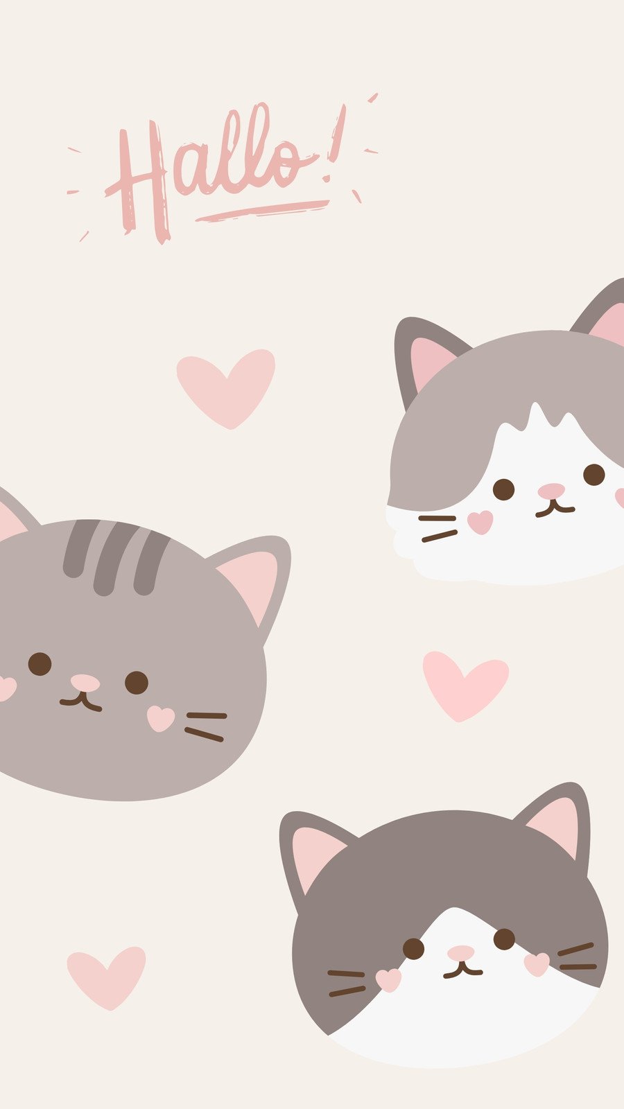 Cat Drawing Phone Wallpapers - Wallpaper Cave