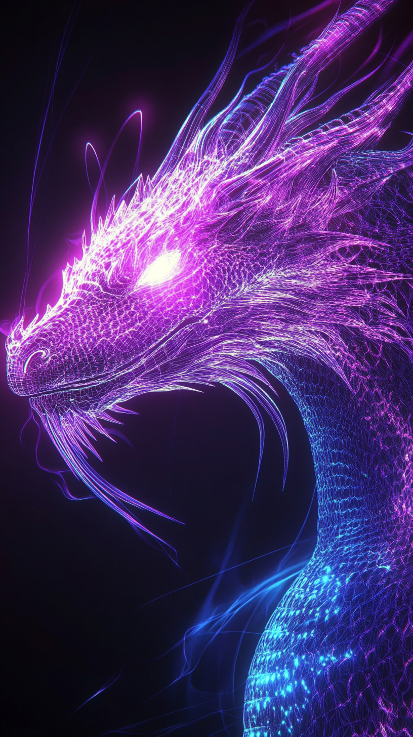 Galaxy Purple Dragon Wallpapers - Wallpaper Cave