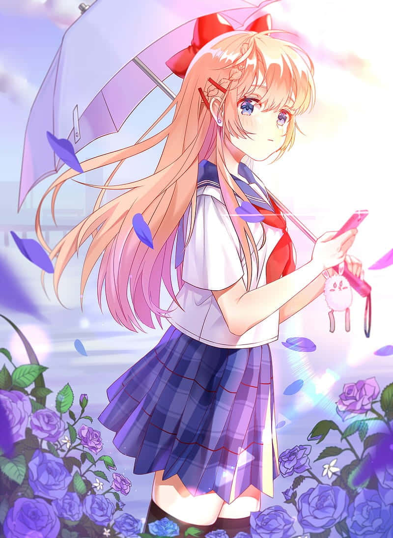 Anime Girl Skirt Wallpapers - Wallpaper Cave