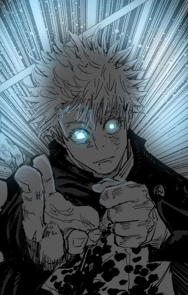 Gojo Satoru Glowing Eyes Wallpapers - Wallpaper Cave
