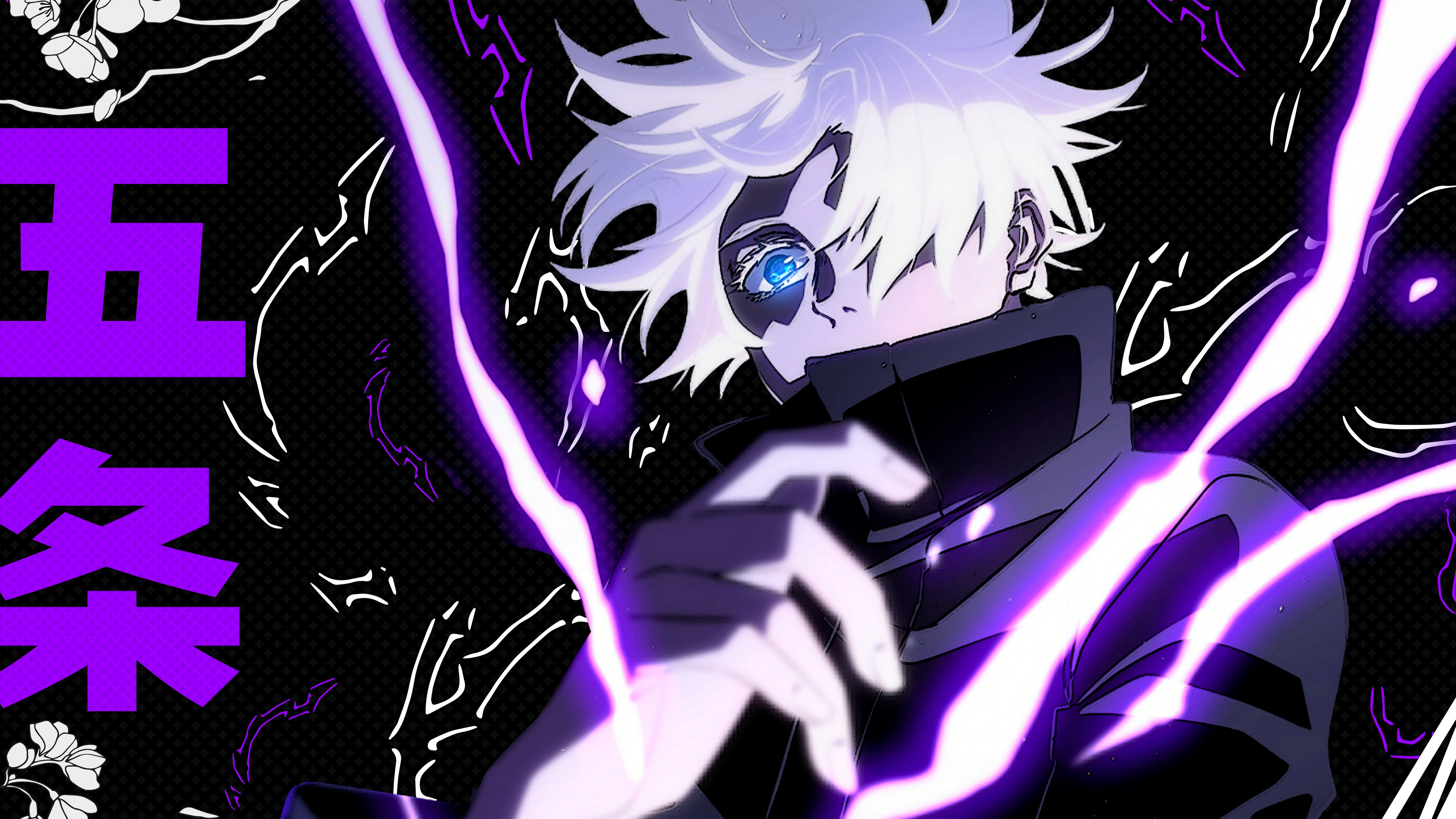 Gojo Satoru Glowing Eyes Wallpapers - Wallpaper Cave