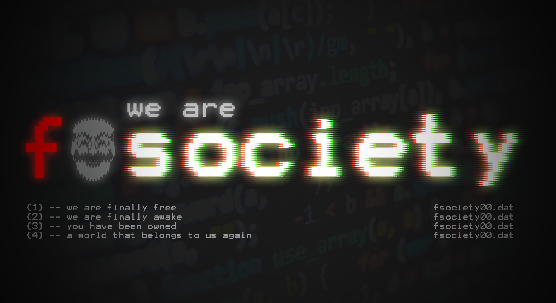 Mr Robot PC Wallpapers - Wallpaper Cave