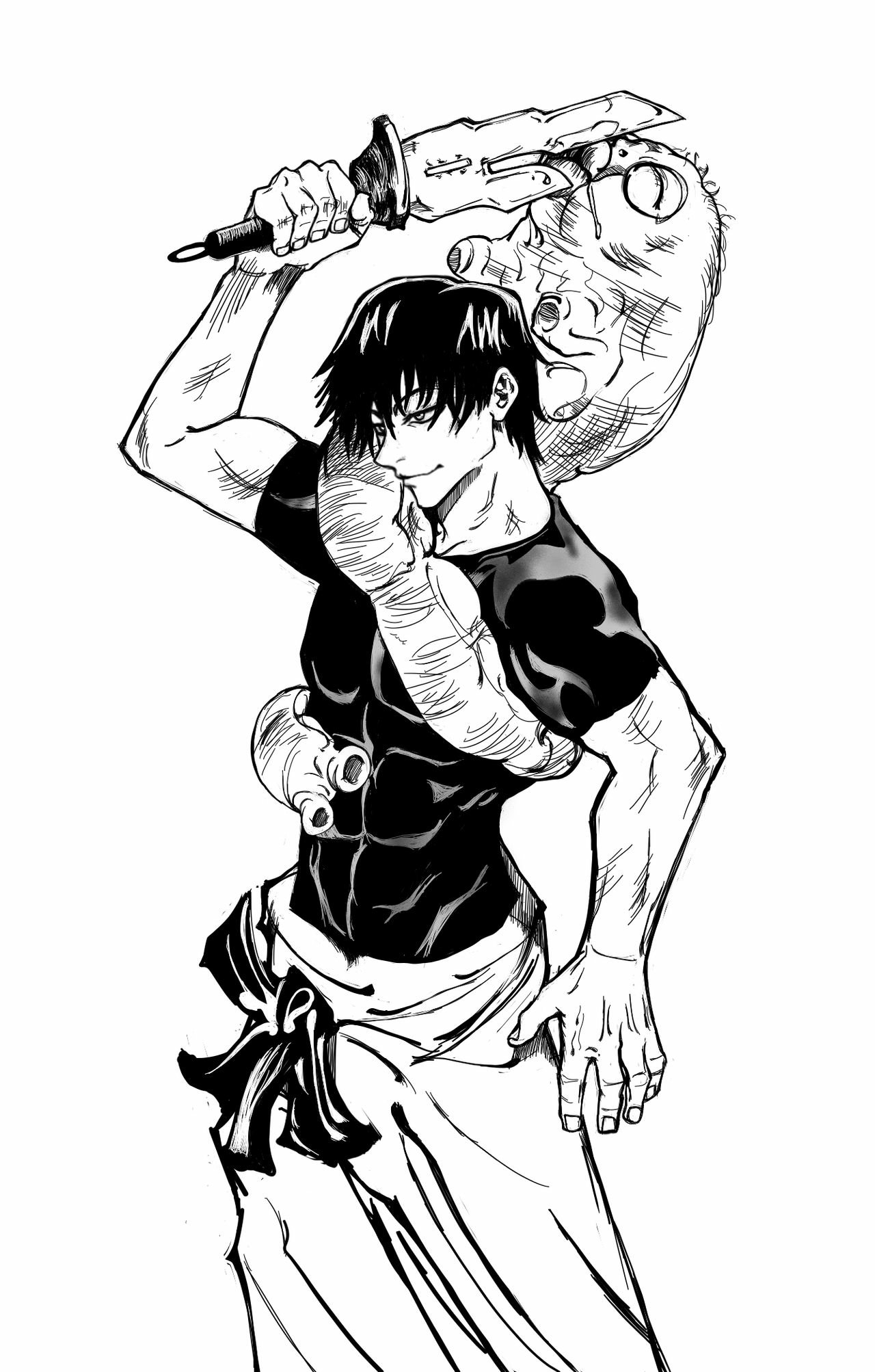 Toji Black And White Wallpapers - Wallpaper Cave