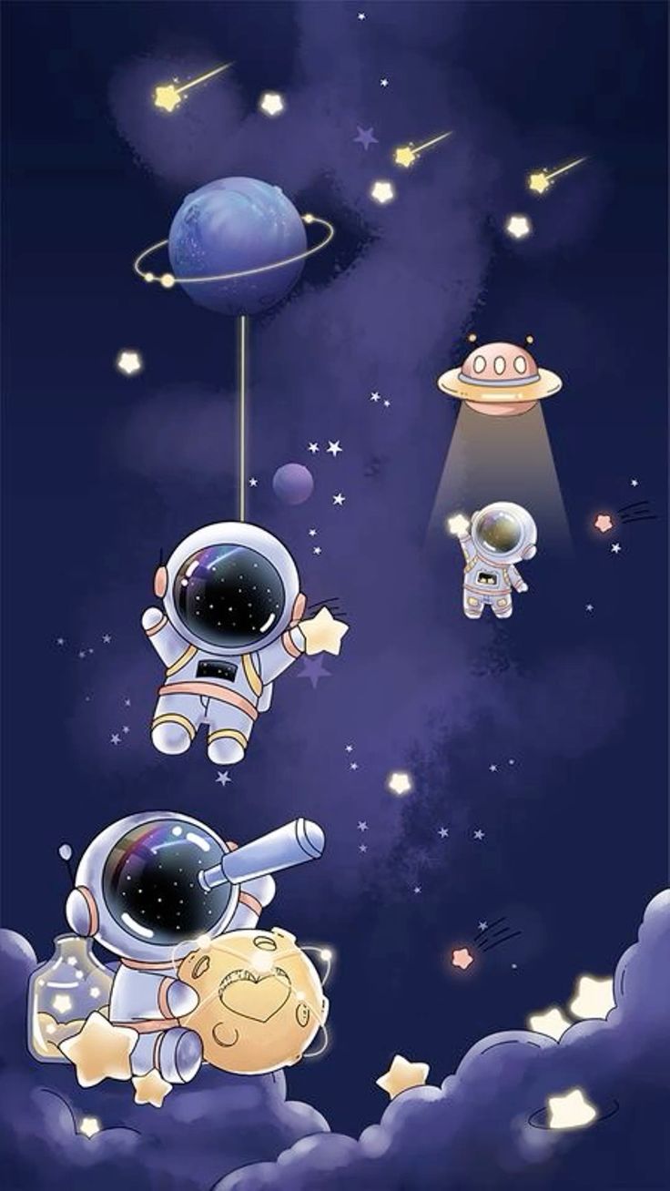 Cute Space Wallpapers - Wallpaper Cave