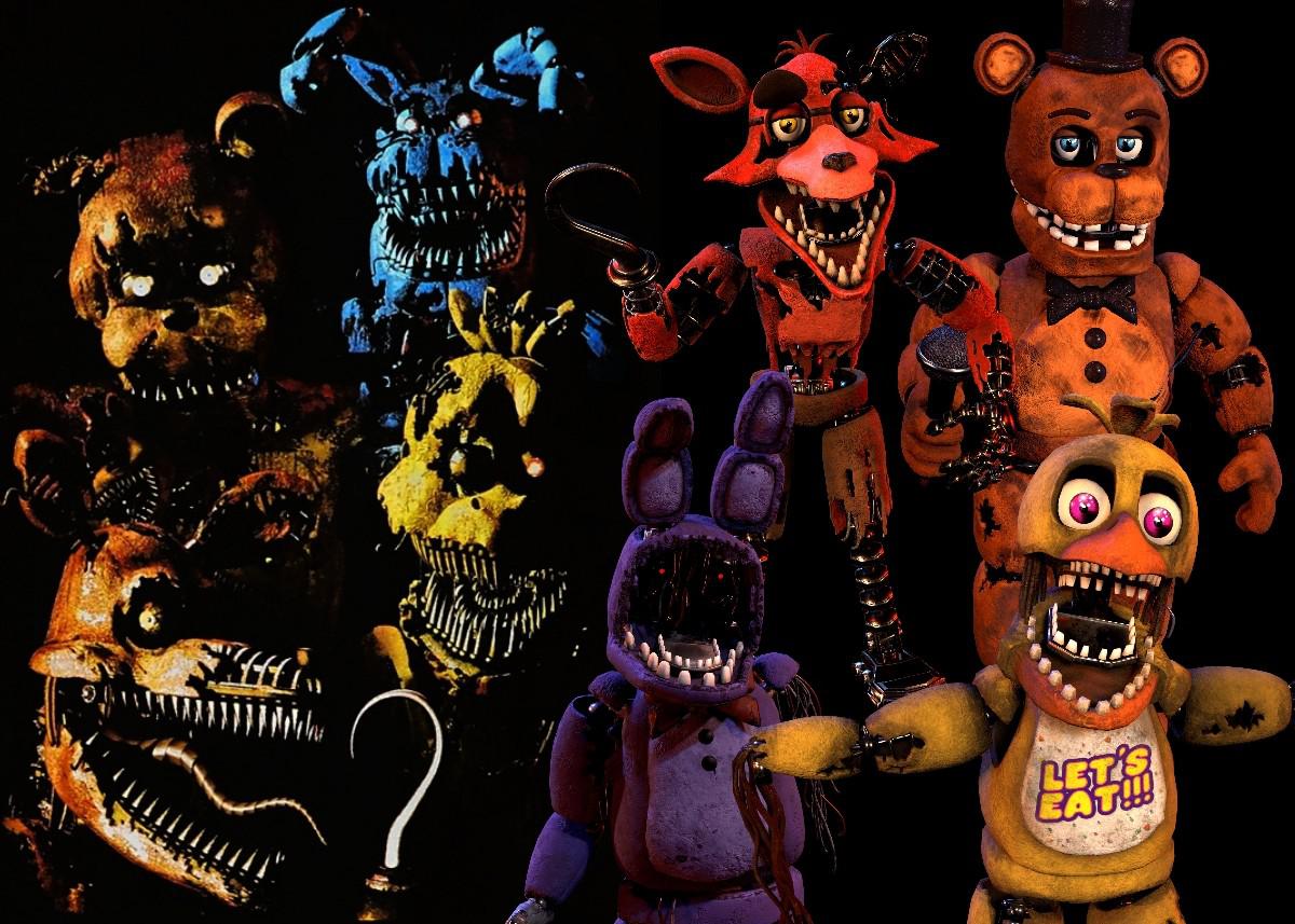 Withered Animatronics Wallpapers - Wallpaper Cave
