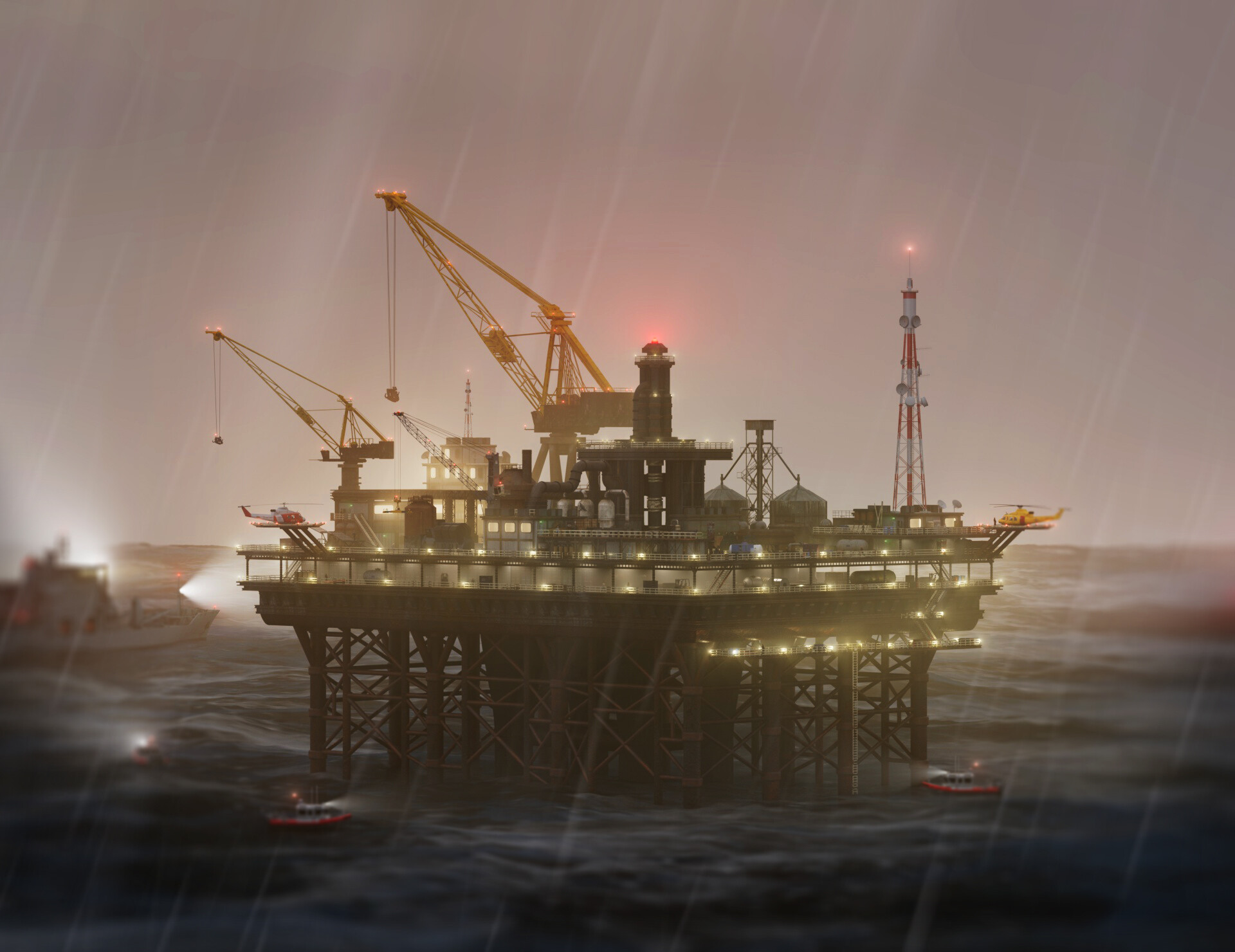 Oil Platform Wallpapers - Wallpaper Cave