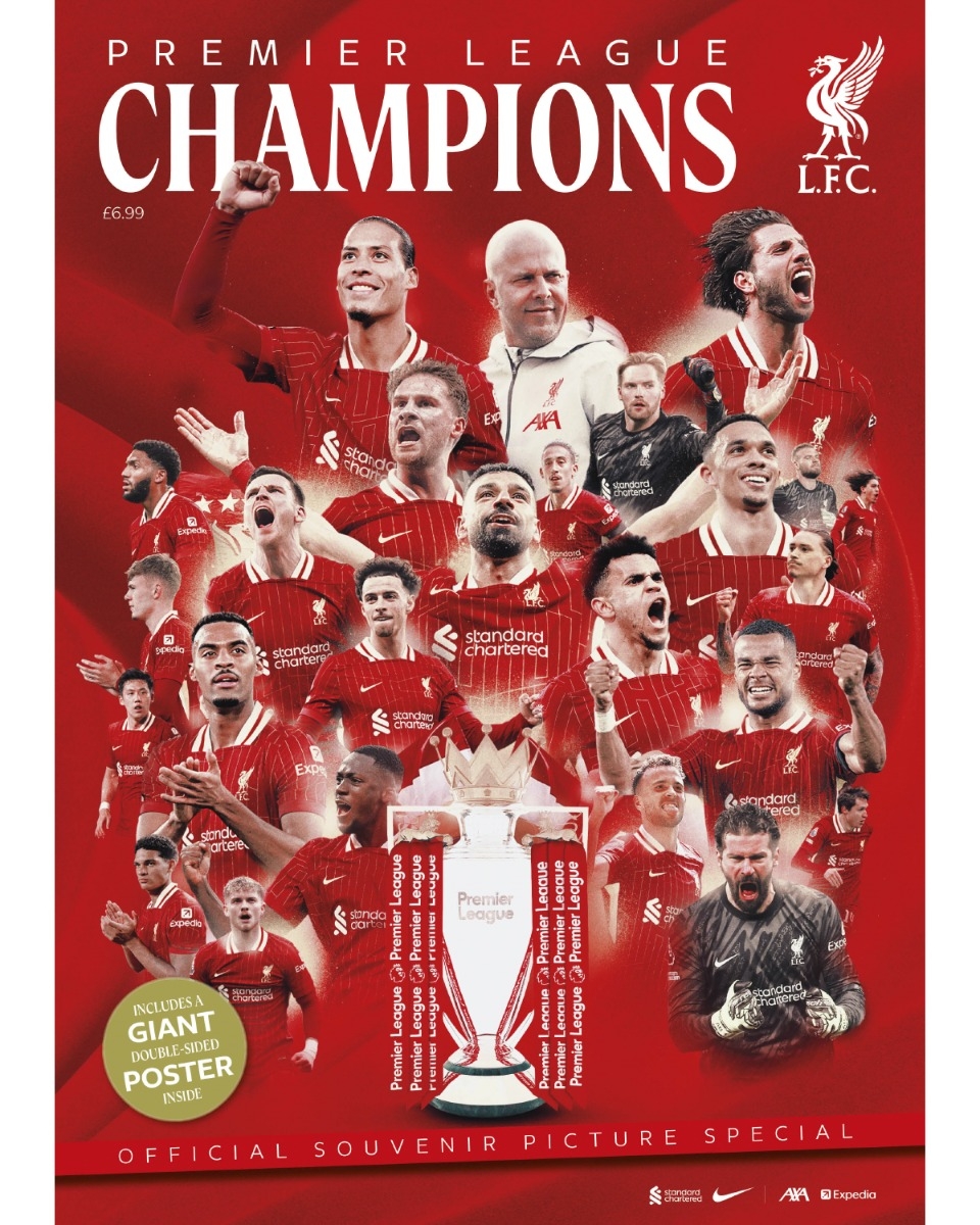 Liverpool Premier League Champions 2025 Wallpapers - Wallpaper Cave