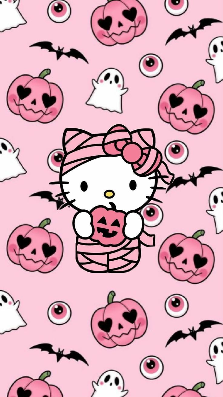 iPhone Hello Kitty Halloween Wallpapers - Wallpaper Cave