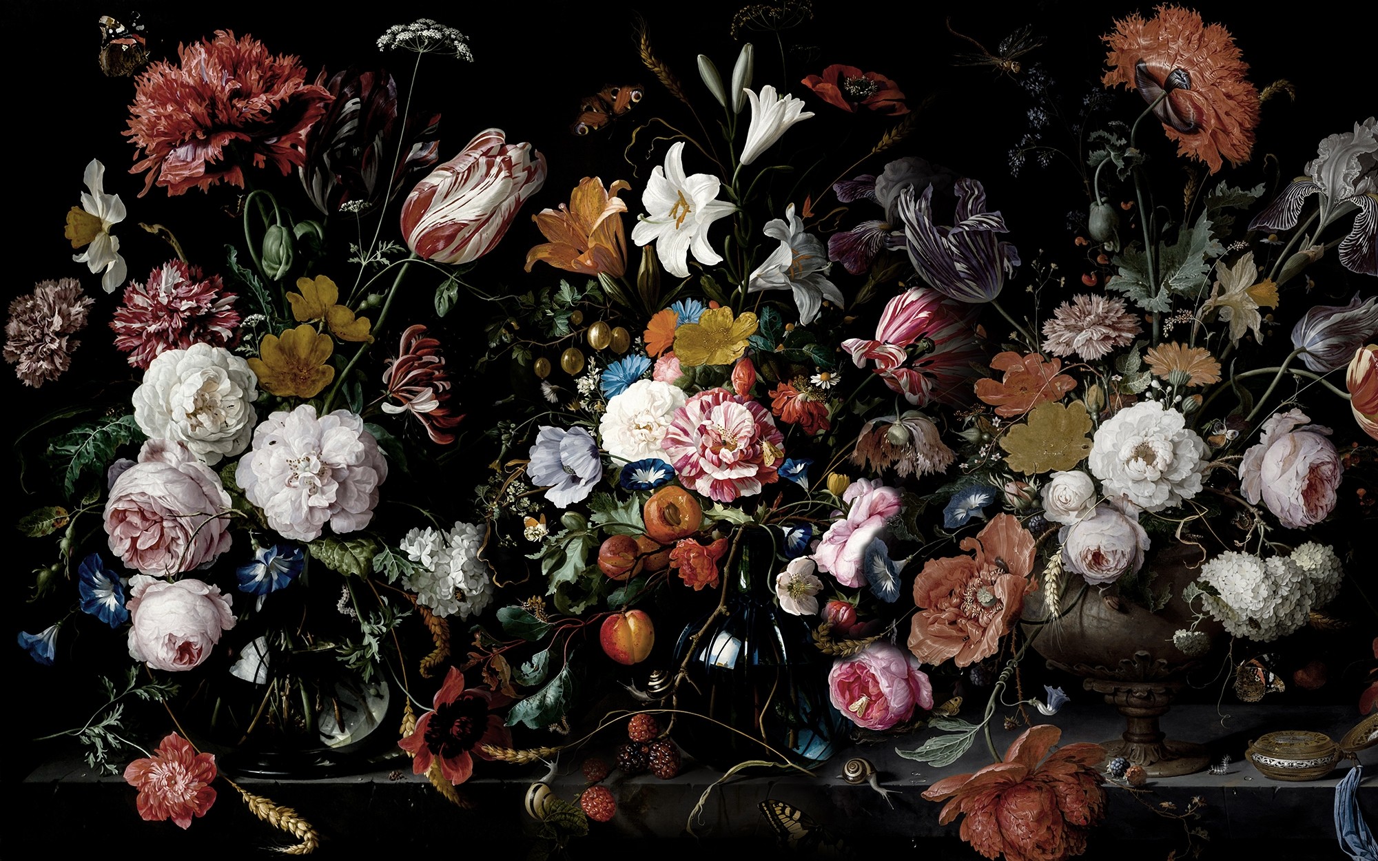 Dark Floral Desktop Wallpapers - Wallpaper Cave