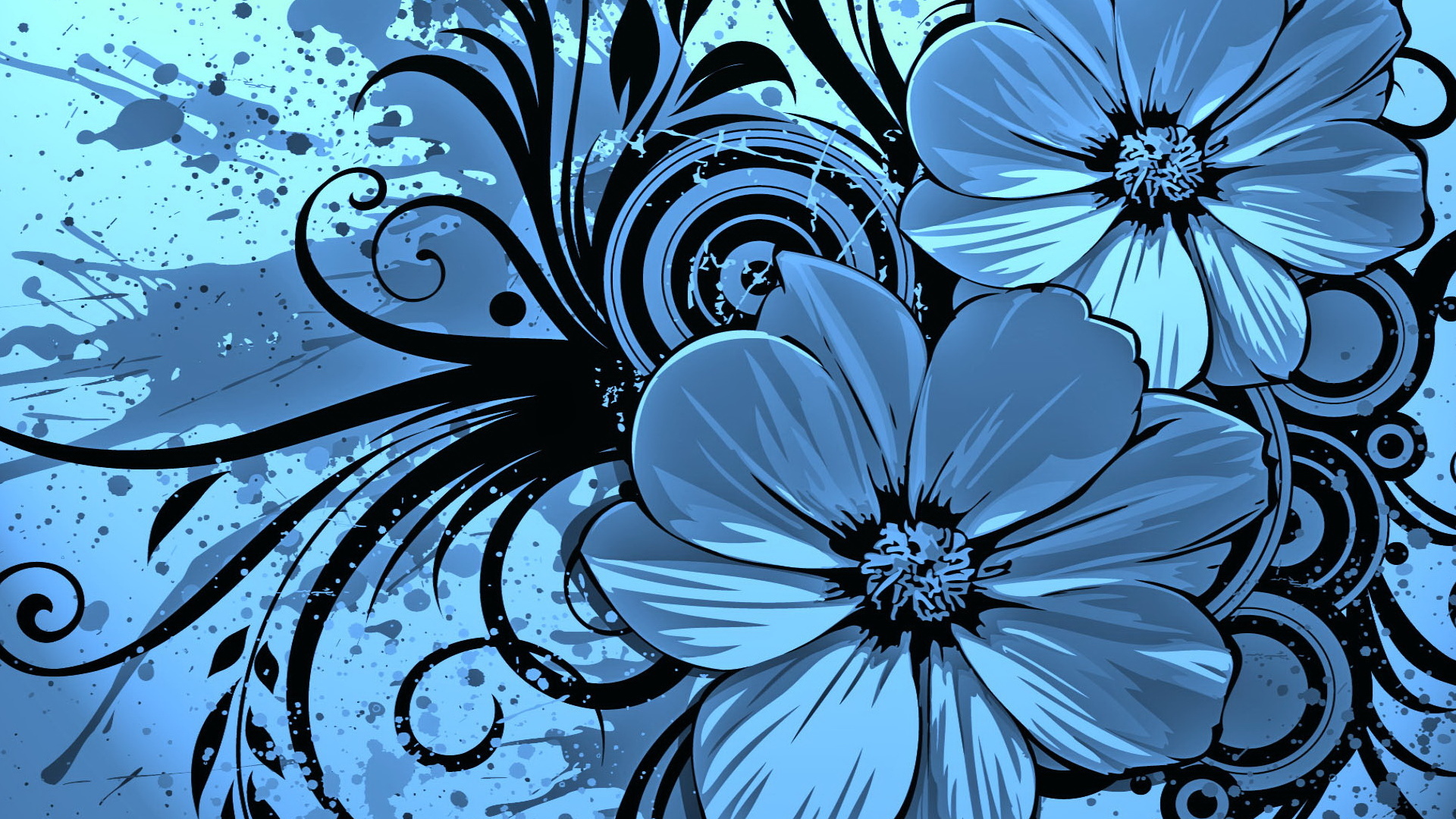 Blue Flower Desktop Wallpapers - Wallpaper Cave