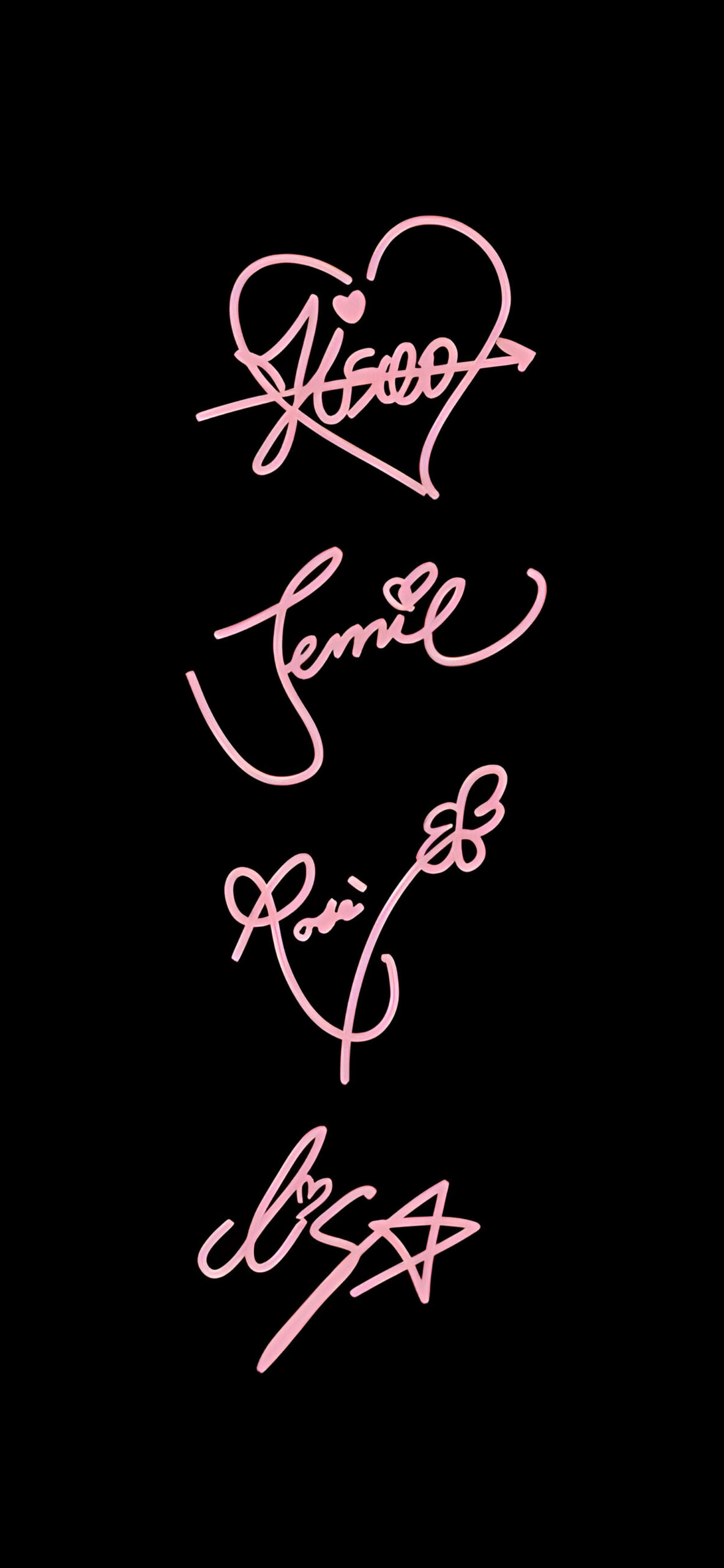 Blackpink Signatures Wallpapers - Wallpaper Cave