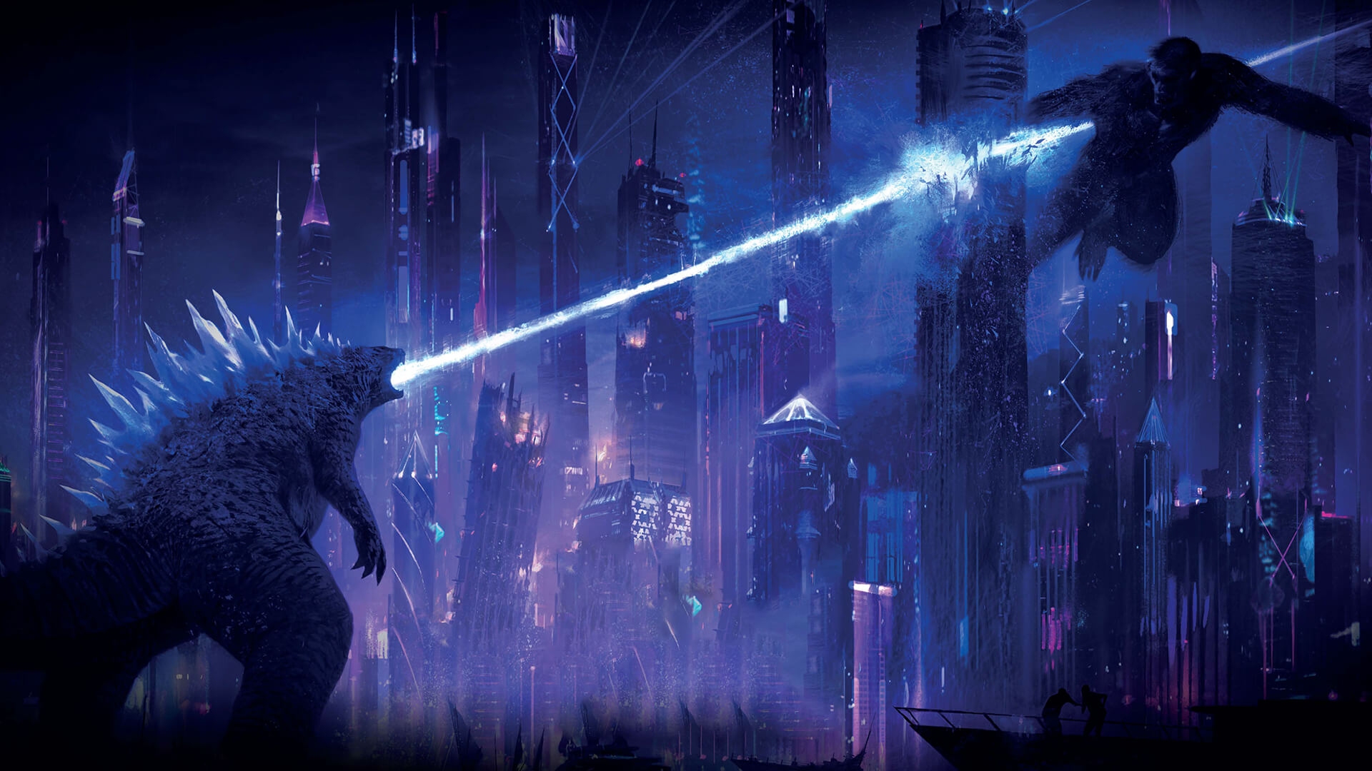 Blue Godzilla Computer Wallpapers - Wallpaper Cave