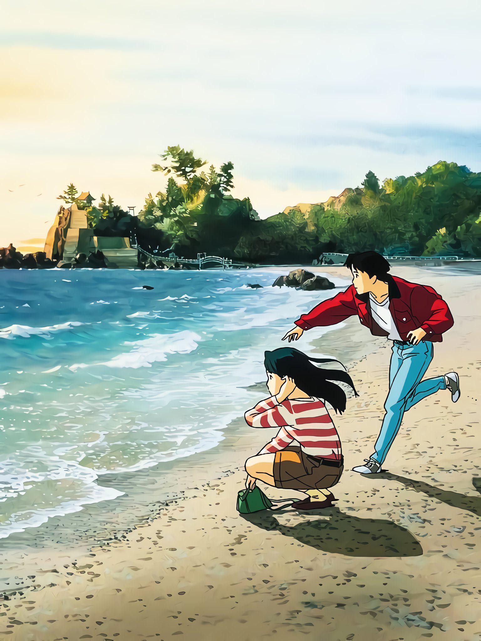 Ocean Waves Studio Ghibli Wallpapers - Wallpaper Cave