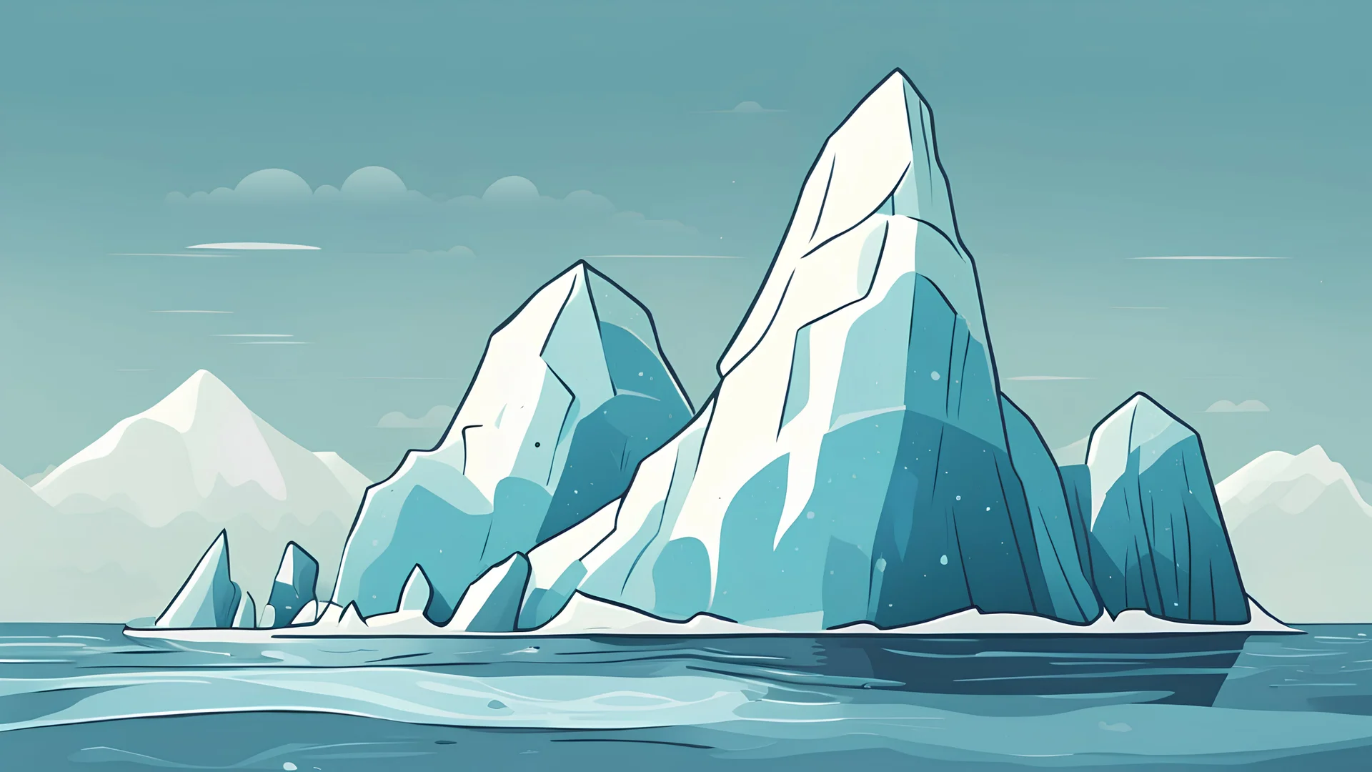 Cartoon Iceberg Wallpapers - Wallpaper Cave