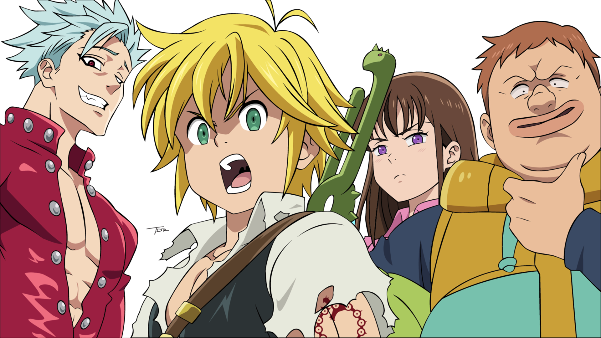 The Seven Deadly Sins Characters Wallpapers - Wallpaper Cave
