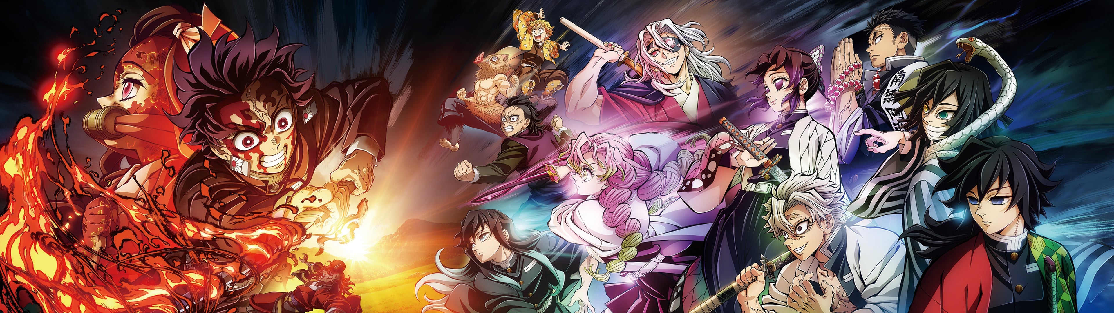 Demon Slayer Dual Screen Wallpapers - Wallpaper Cave