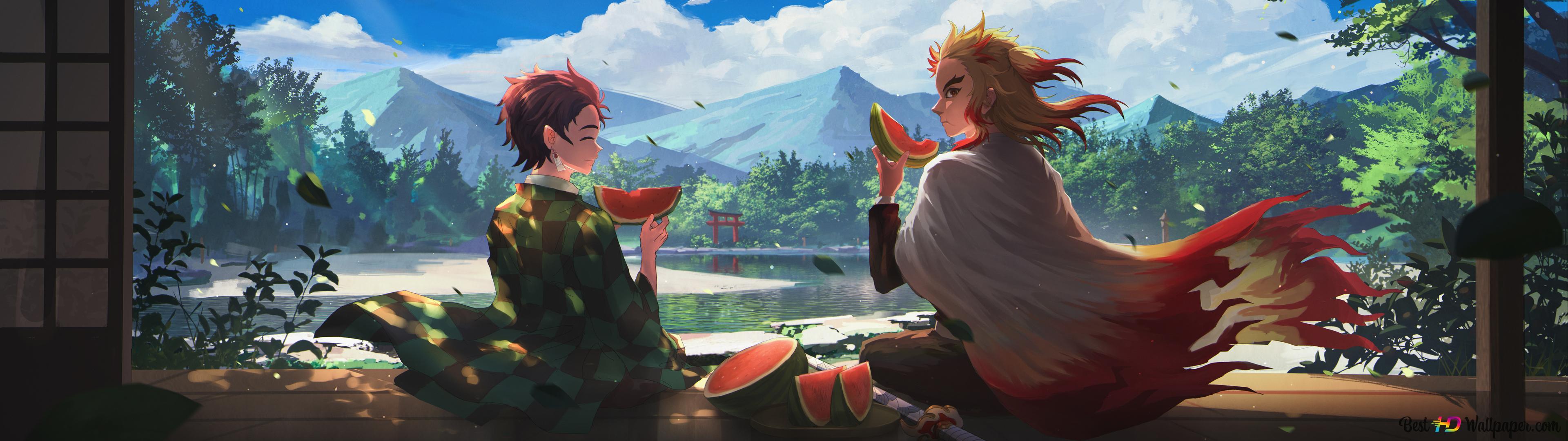 Demon Slayer Dual Screen Wallpapers - Wallpaper Cave
