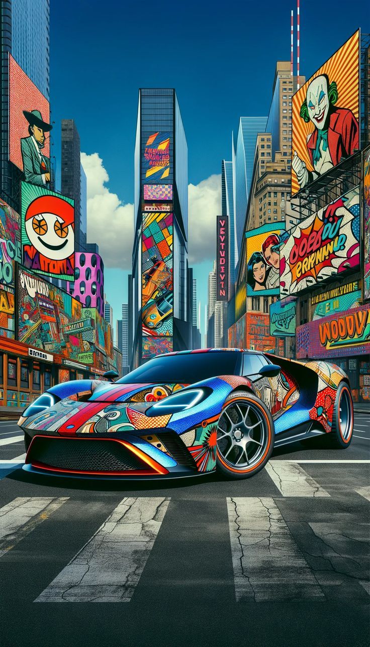 Comic Car Wallpapers - Wallpaper Cave