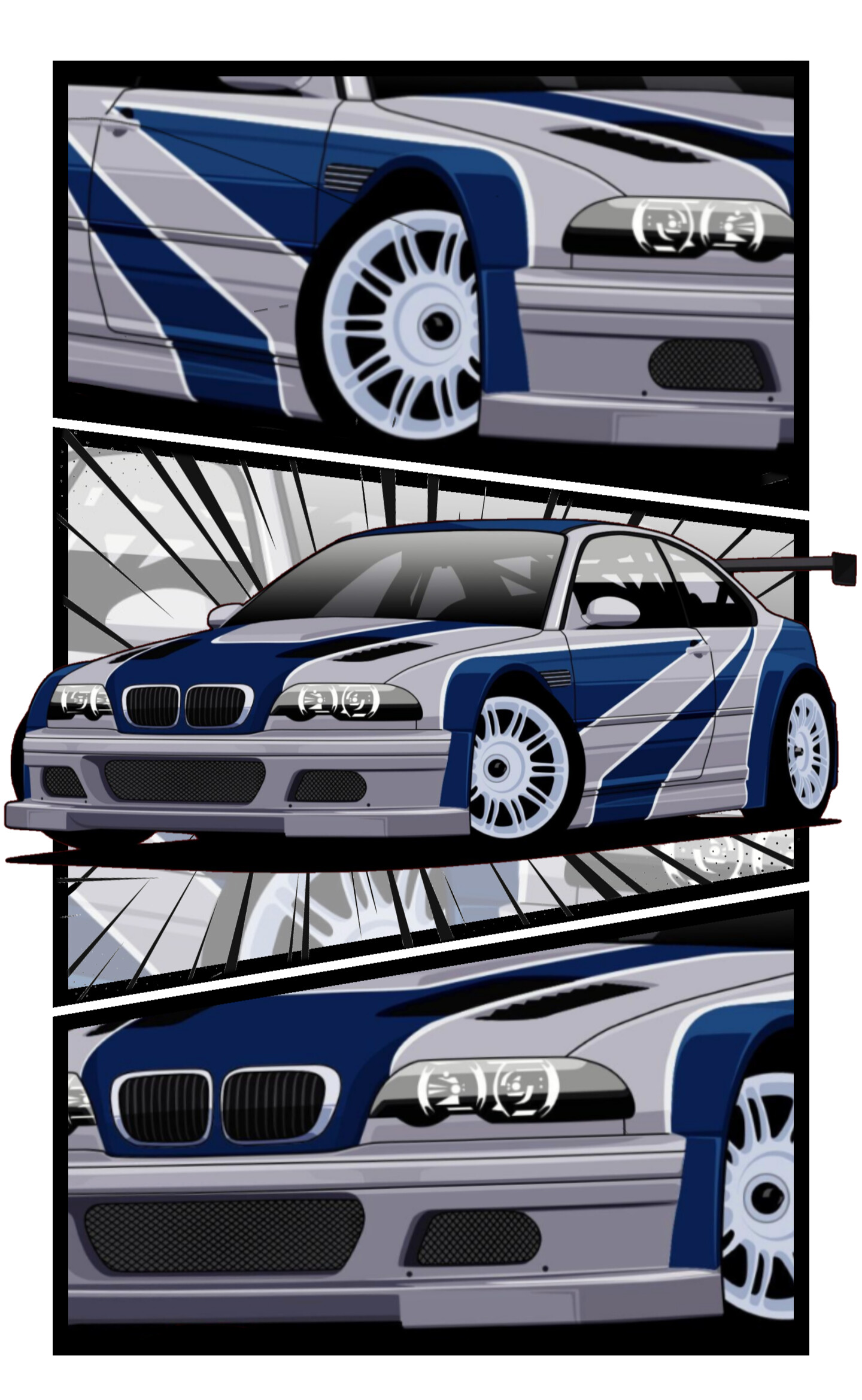 Cartoon BMW Wallpapers - Wallpaper Cave