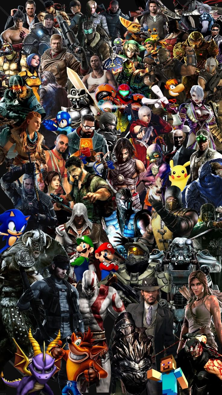Video Game Collage Wallpapers - Wallpaper Cave
