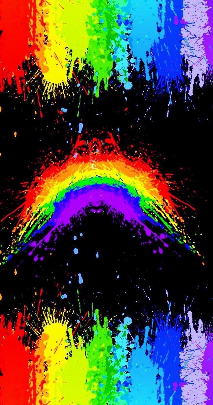 Rainbow Splash Wallpapers - Wallpaper Cave
