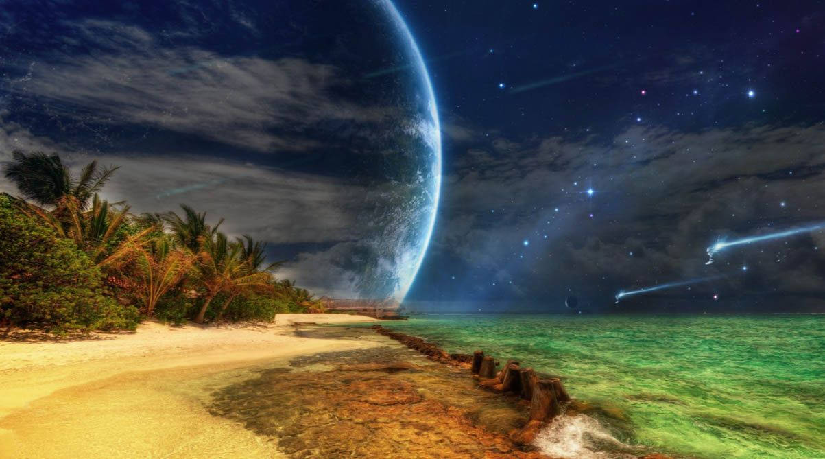 Space Beach Wallpapers - Wallpaper Cave