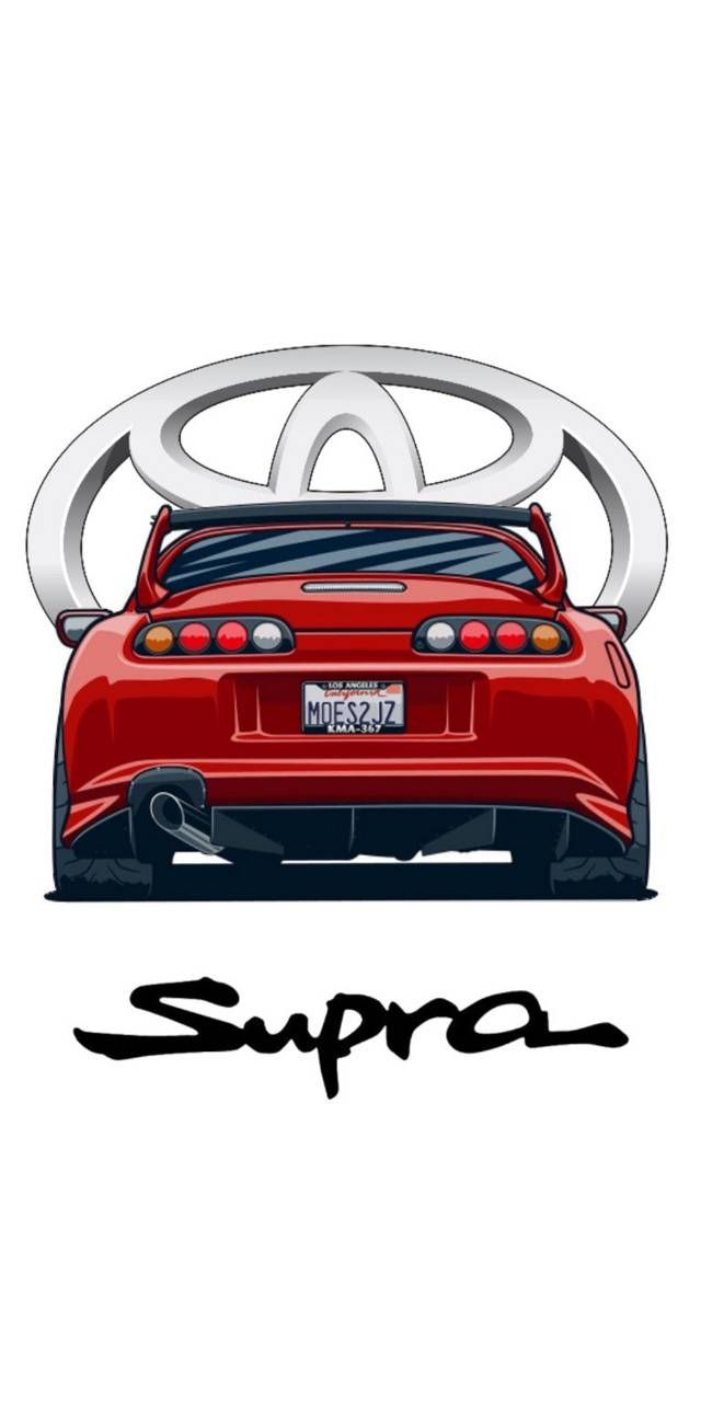 iPhone Supra Cartoon Wallpapers - Wallpaper Cave