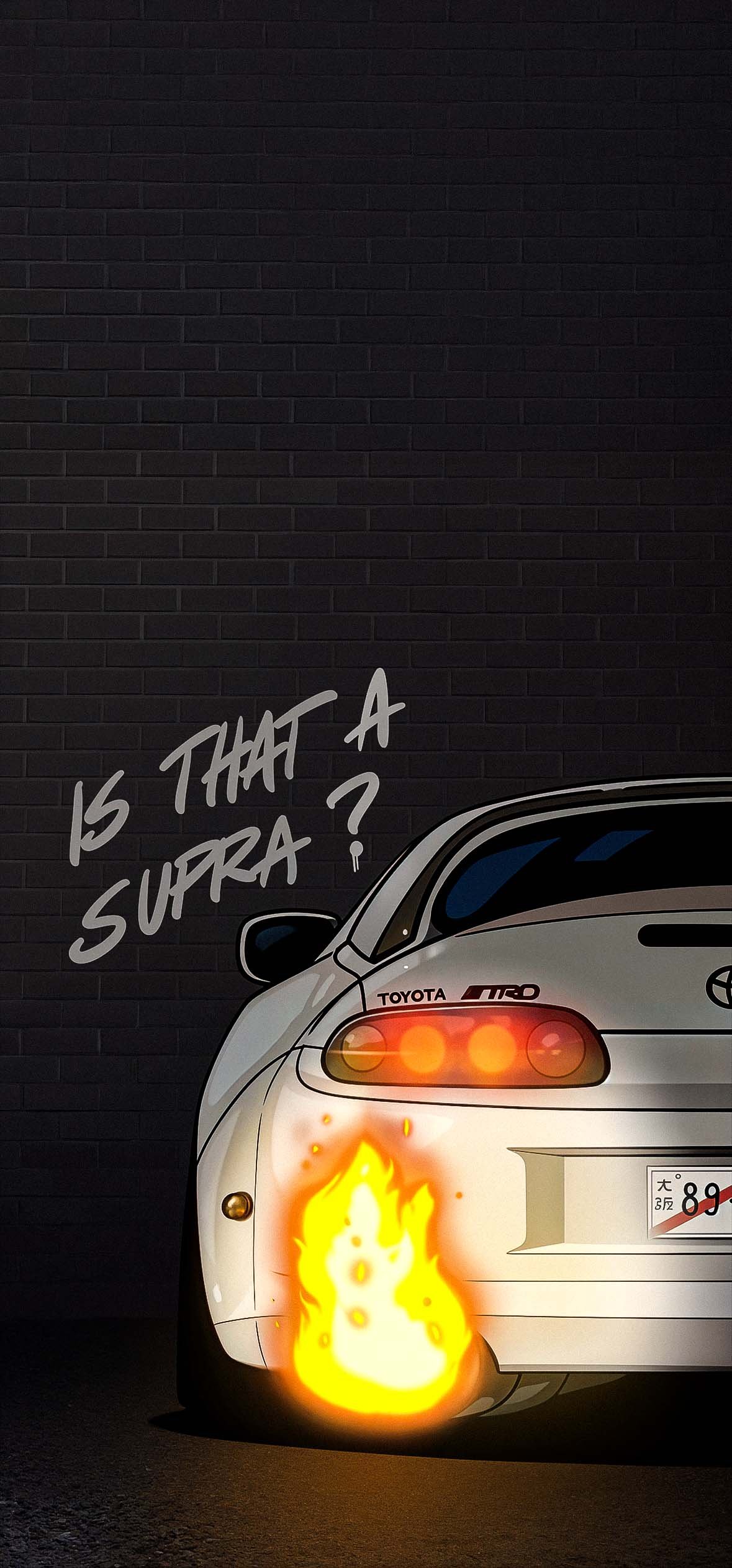 iPhone Supra Cartoon Wallpapers - Wallpaper Cave