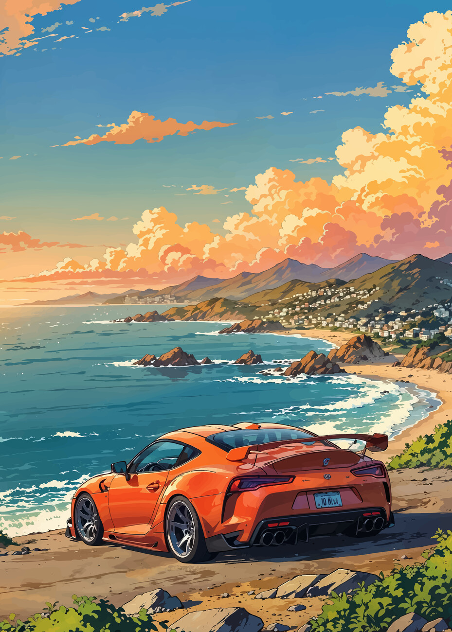 iPhone Supra Cartoon Wallpapers - Wallpaper Cave