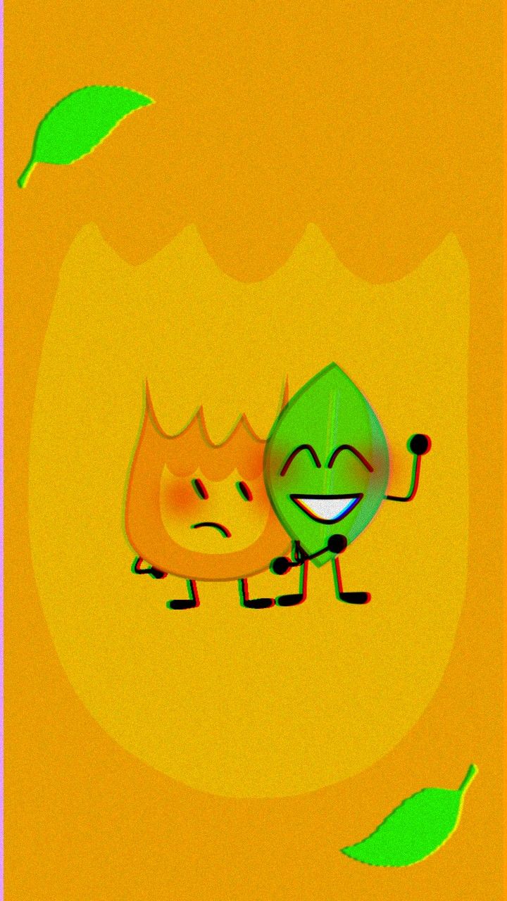 BFDI Leafy And Firey Wallpapers - Wallpaper Cave