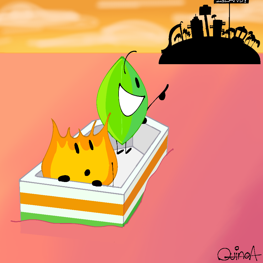 BFDI Leafy And Firey Wallpapers - Wallpaper Cave