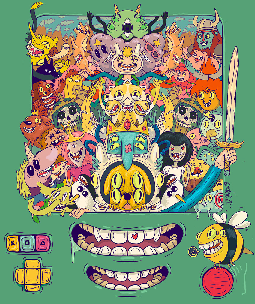 Adventure Time Doodle Wallpapers - Wallpaper Cave