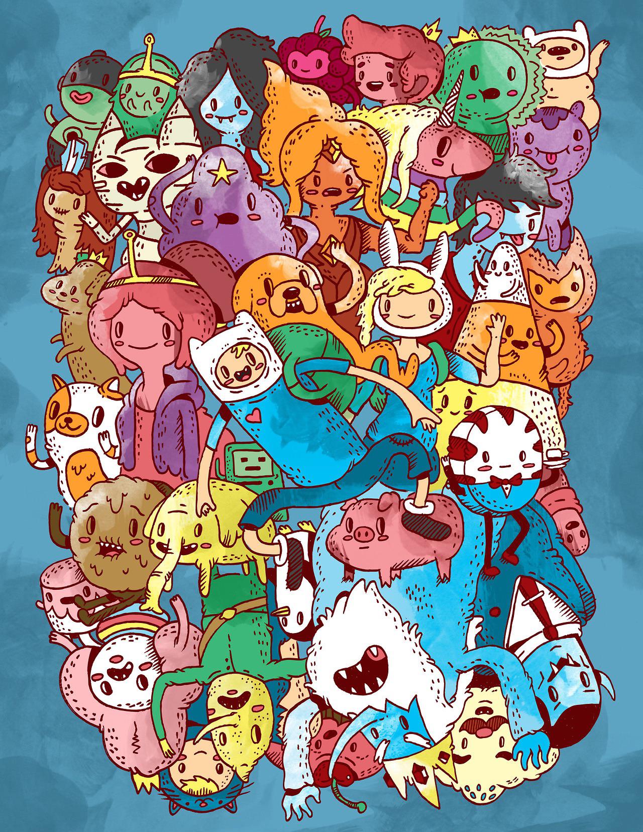 Adventure Time Doodle Wallpapers - Wallpaper Cave