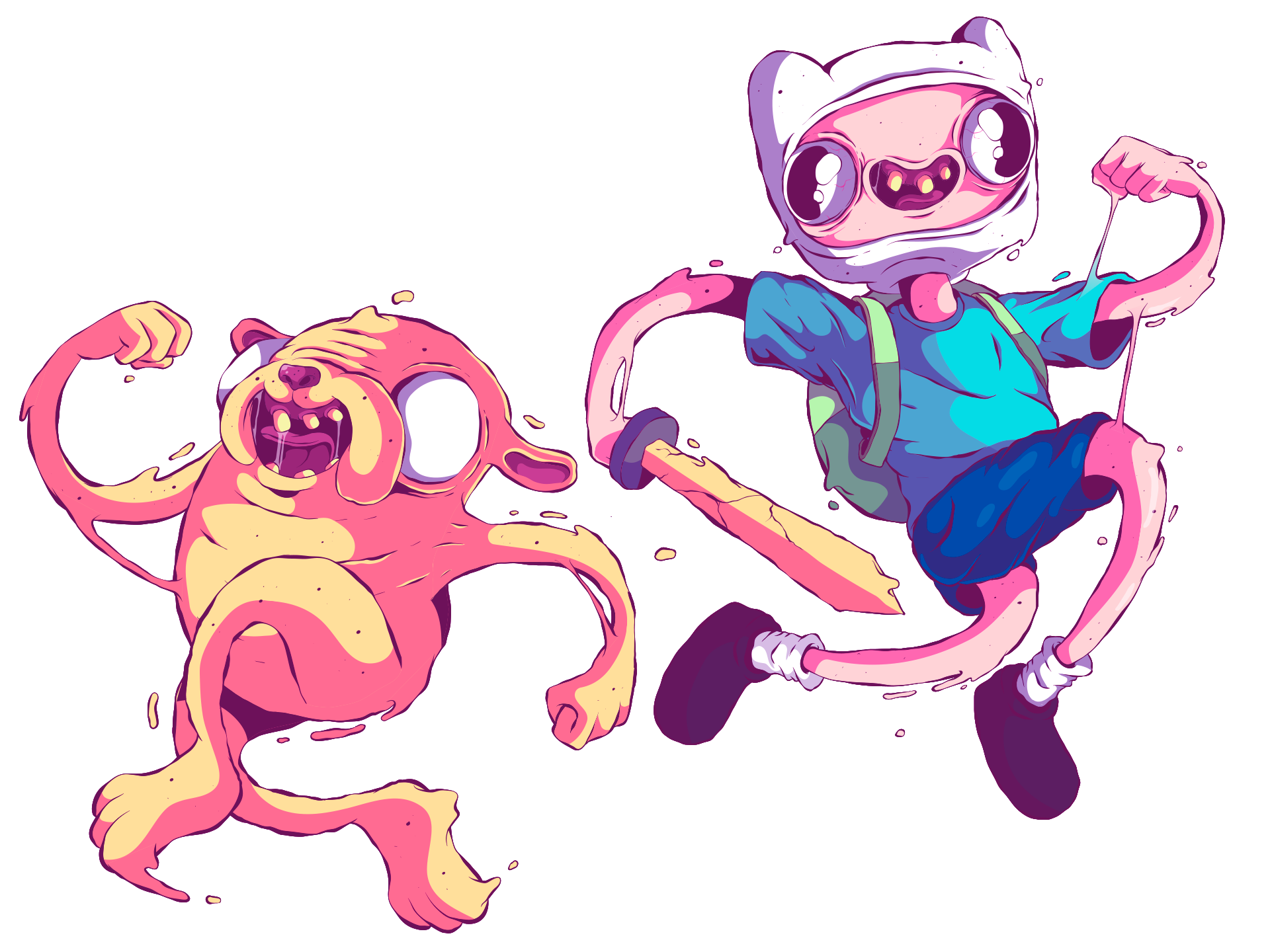 Adventure Time Doodle Wallpapers - Wallpaper Cave