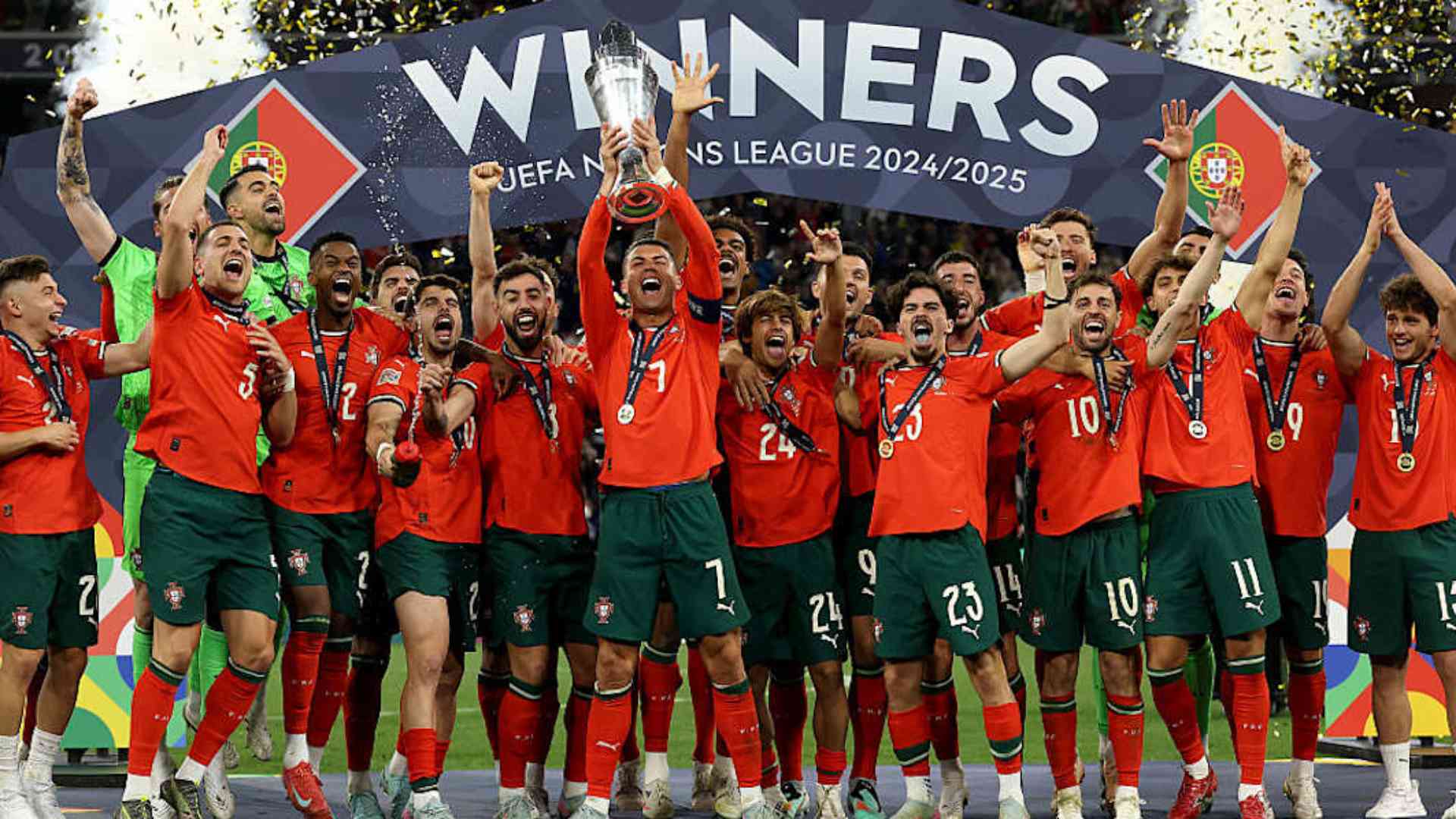 Portugal UEFA Nations League Champions 2025 Wallpapers - Wallpaper Cave