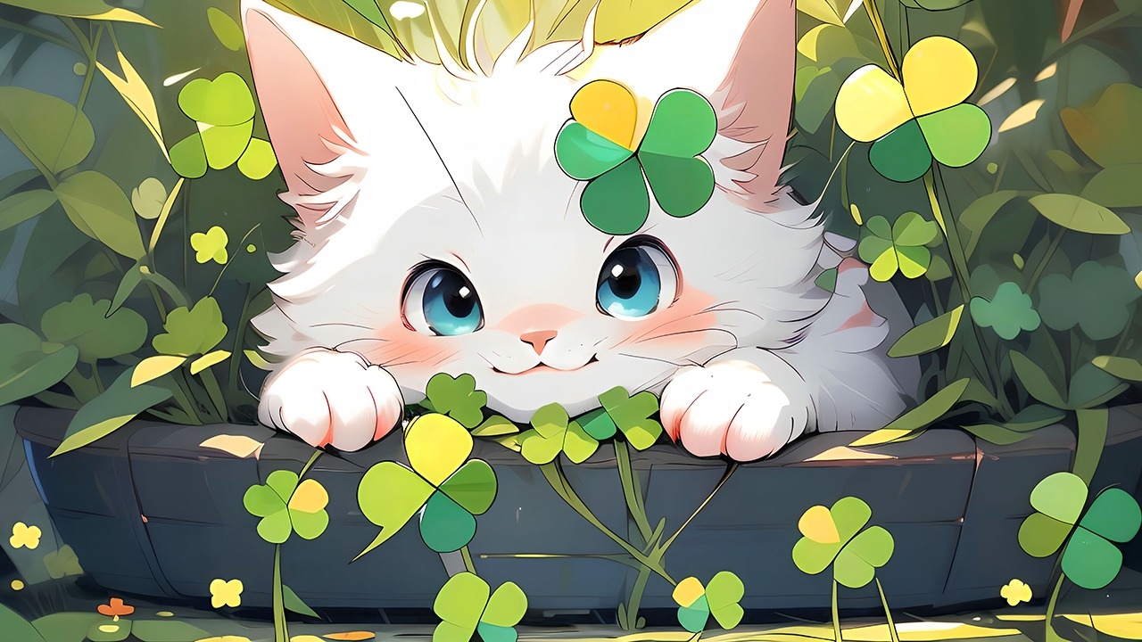 Cartoon Cat Desktop Wallpapers - Wallpaper Cave