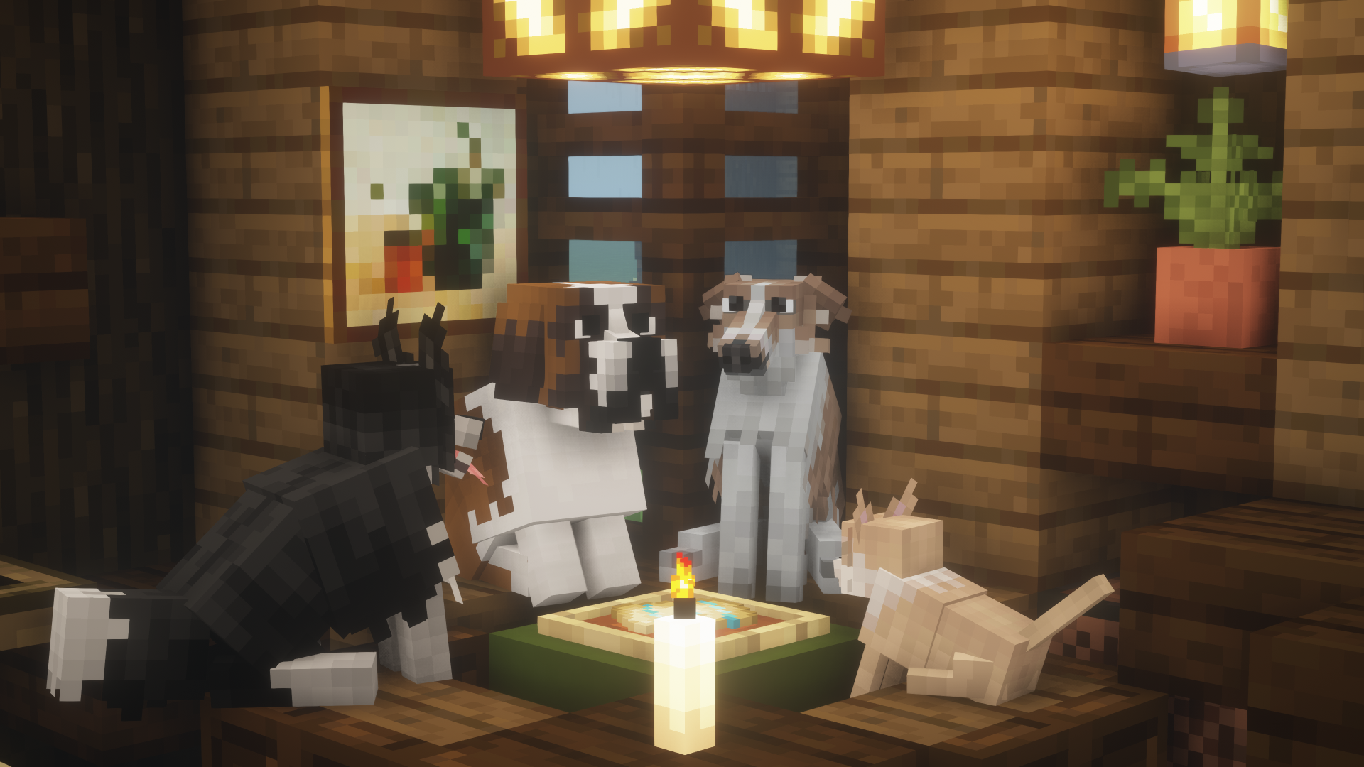 Minecraft Dog And Cat Wallpapers - Wallpaper Cave