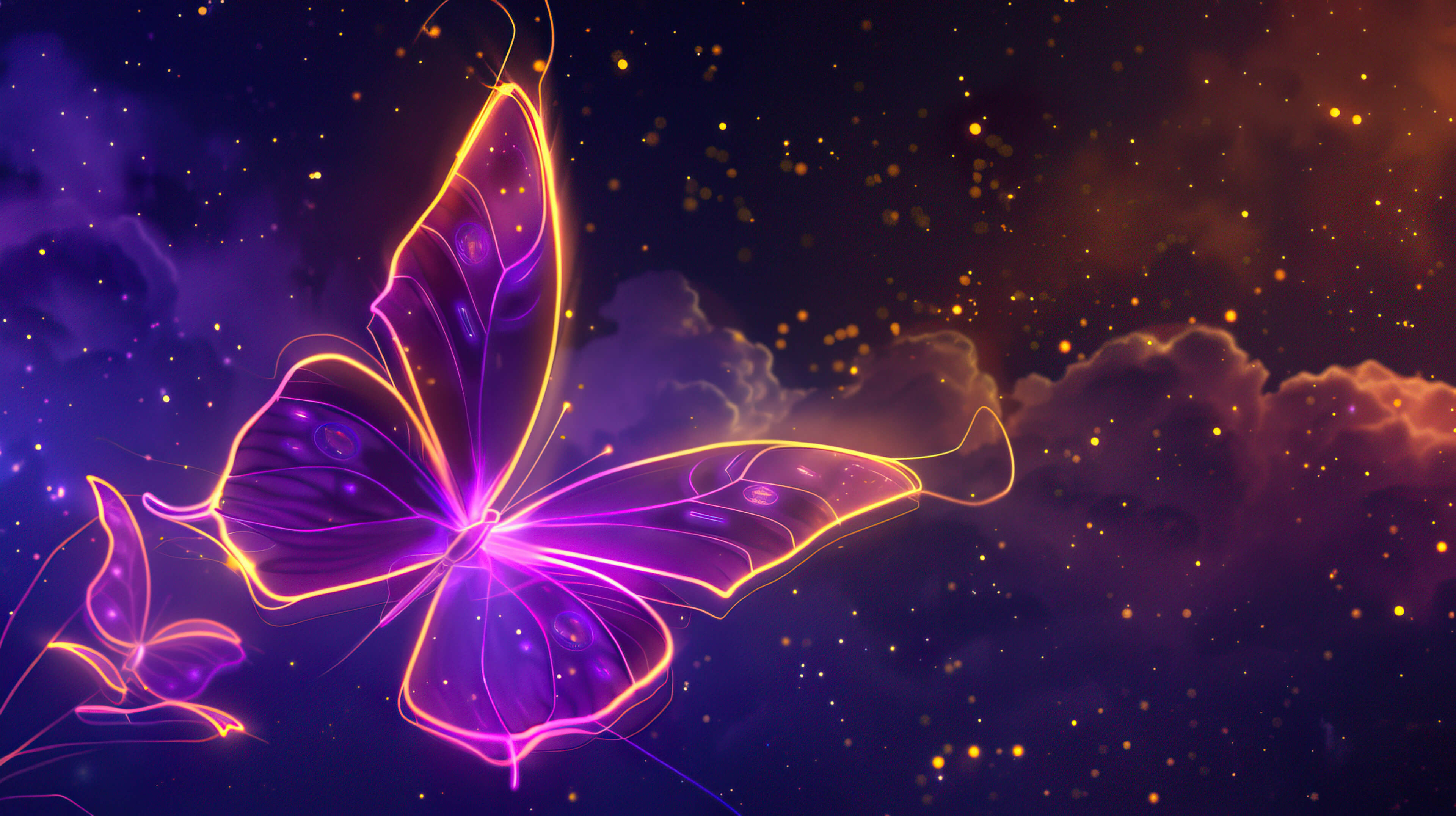 Purple Butterfly Desktop Wallpapers - Wallpaper Cave