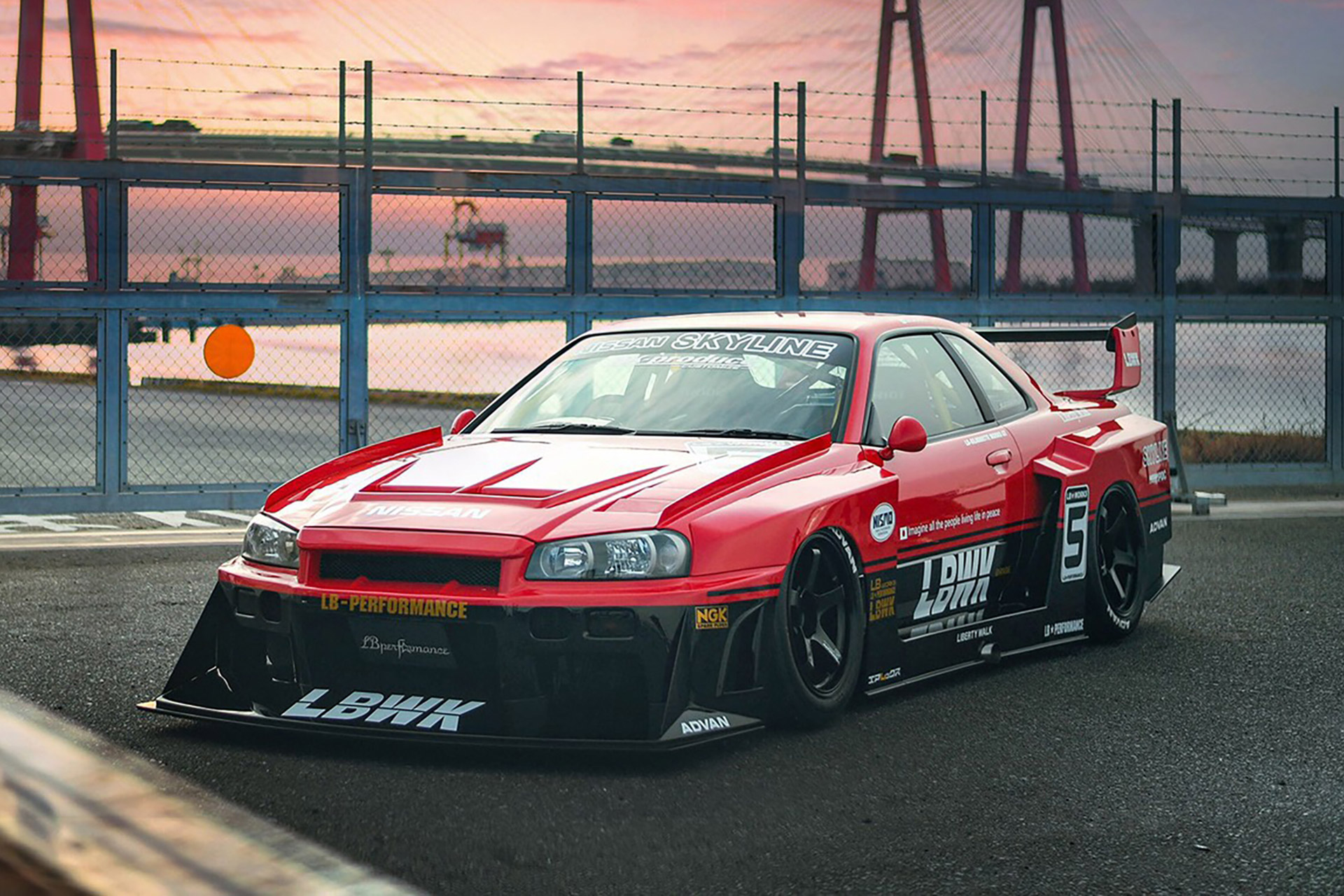 Liberty Walk LBWK IG Nissan E-R34 Wallpapers - Wallpaper Cave