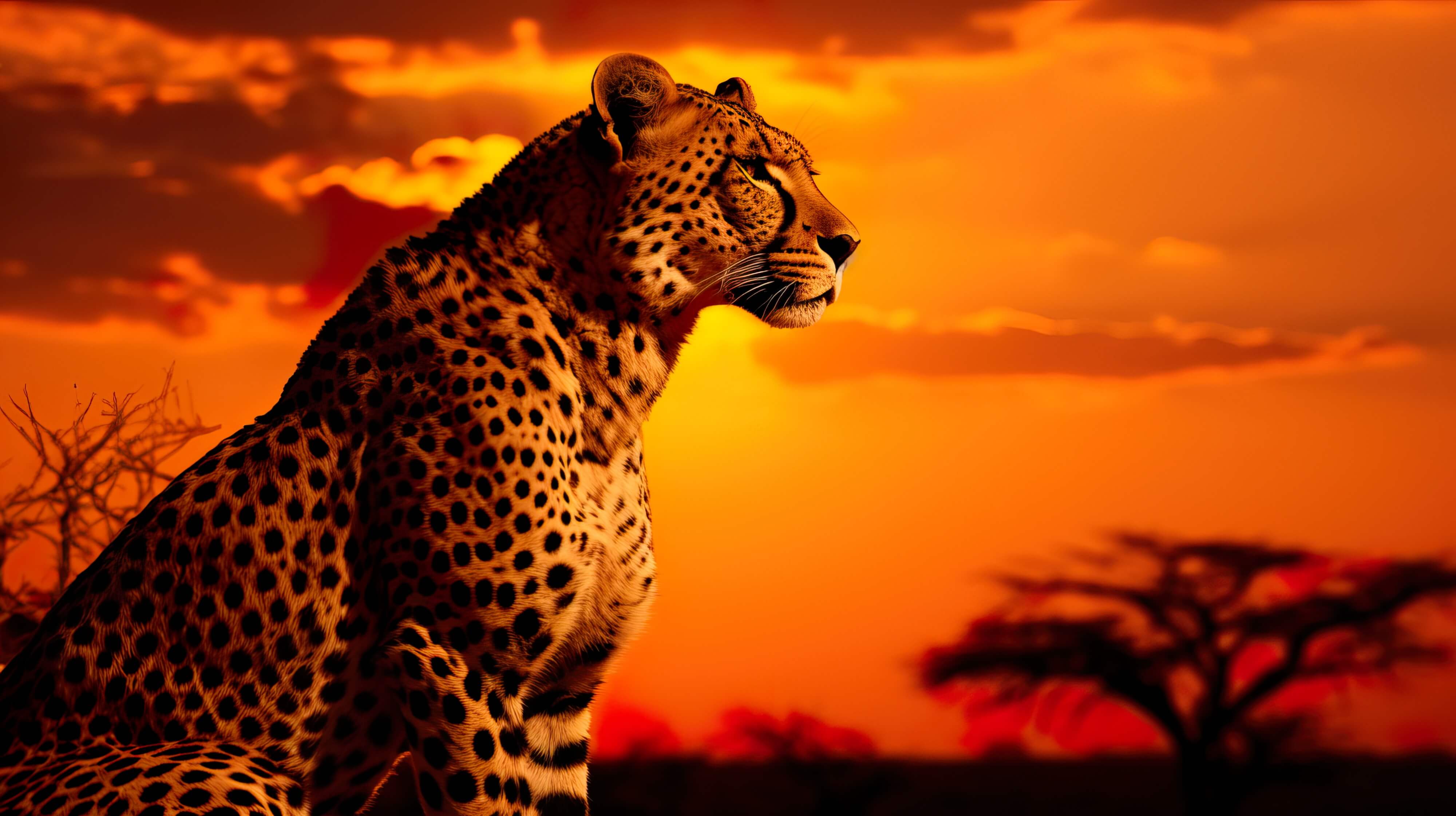 Cheetah Desktop Aesthetic Wallpapers - Wallpaper Cave