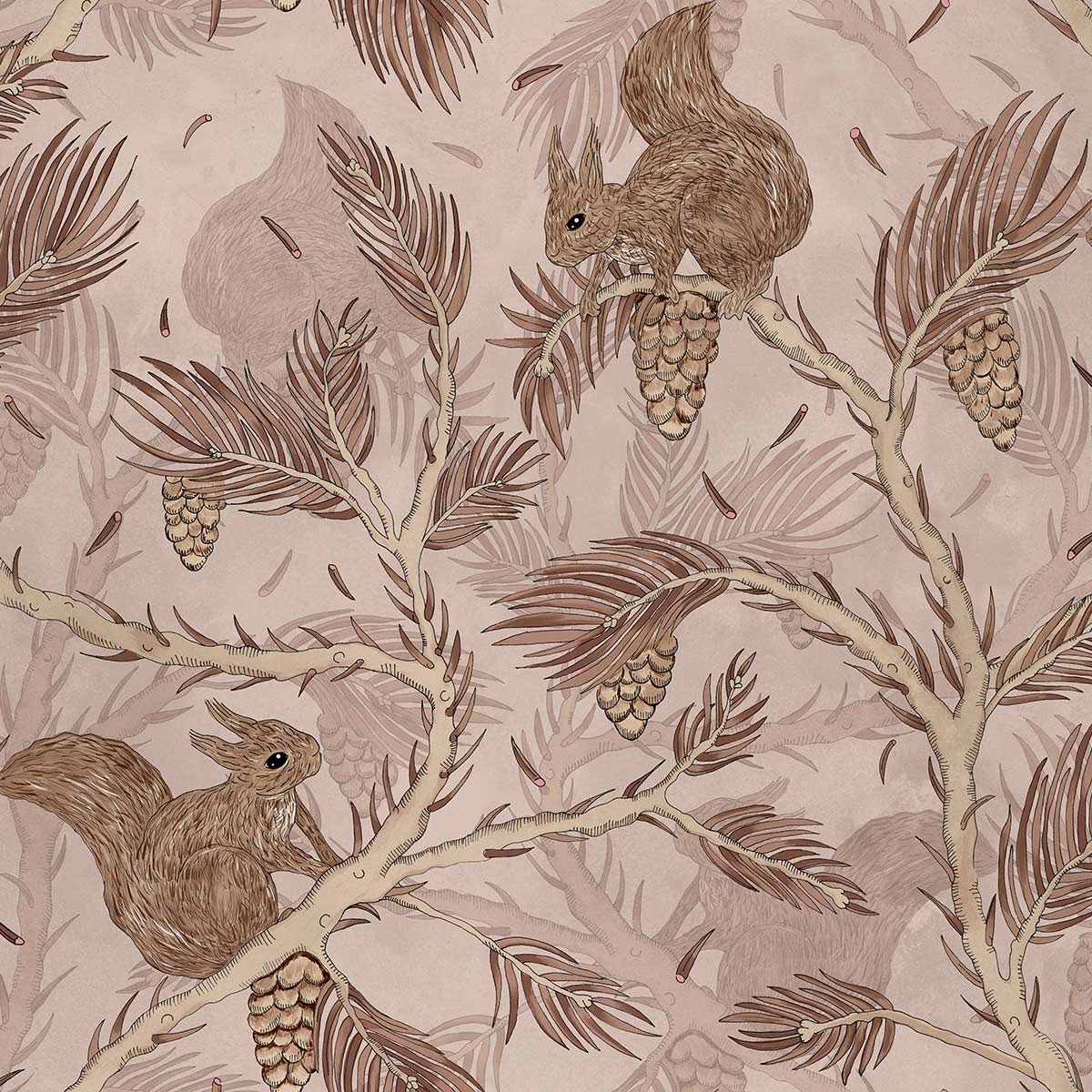 Squirrel Patterns Wallpapers - Wallpaper Cave
