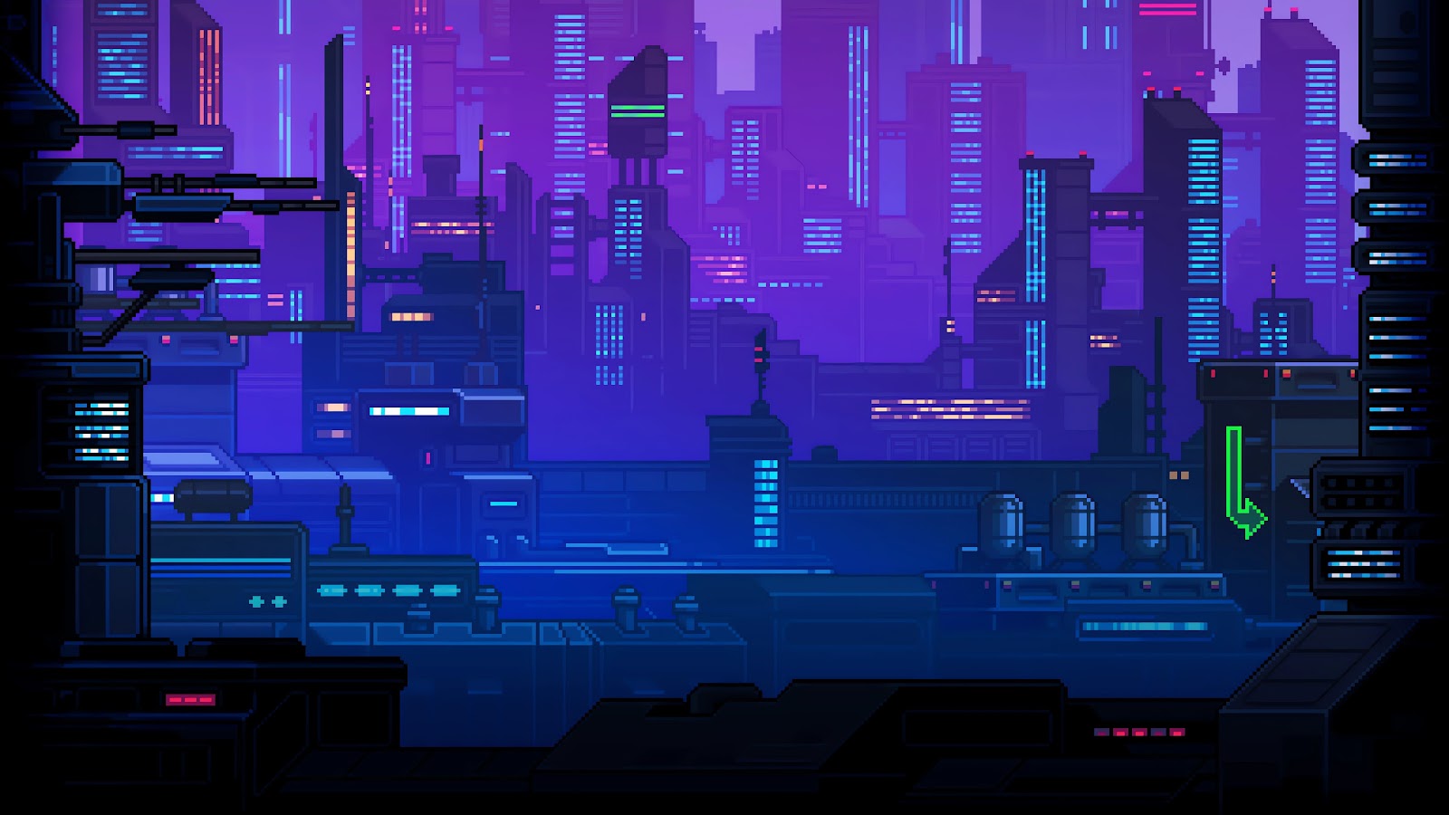 Cyberpunk Pixel Art Wallpapers - Wallpaper Cave