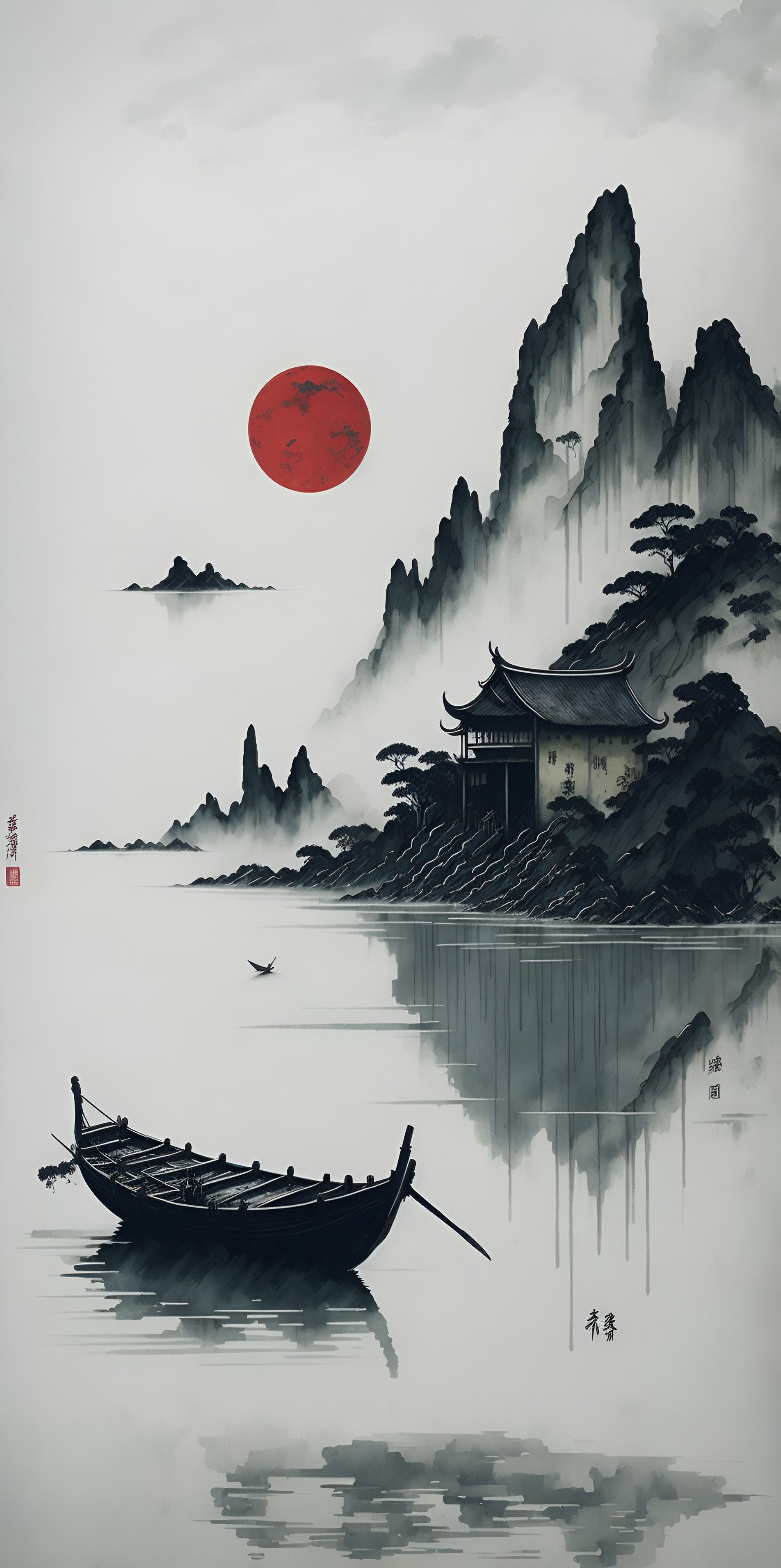 Chinese Ink Painting Wallpapers - Wallpaper Cave