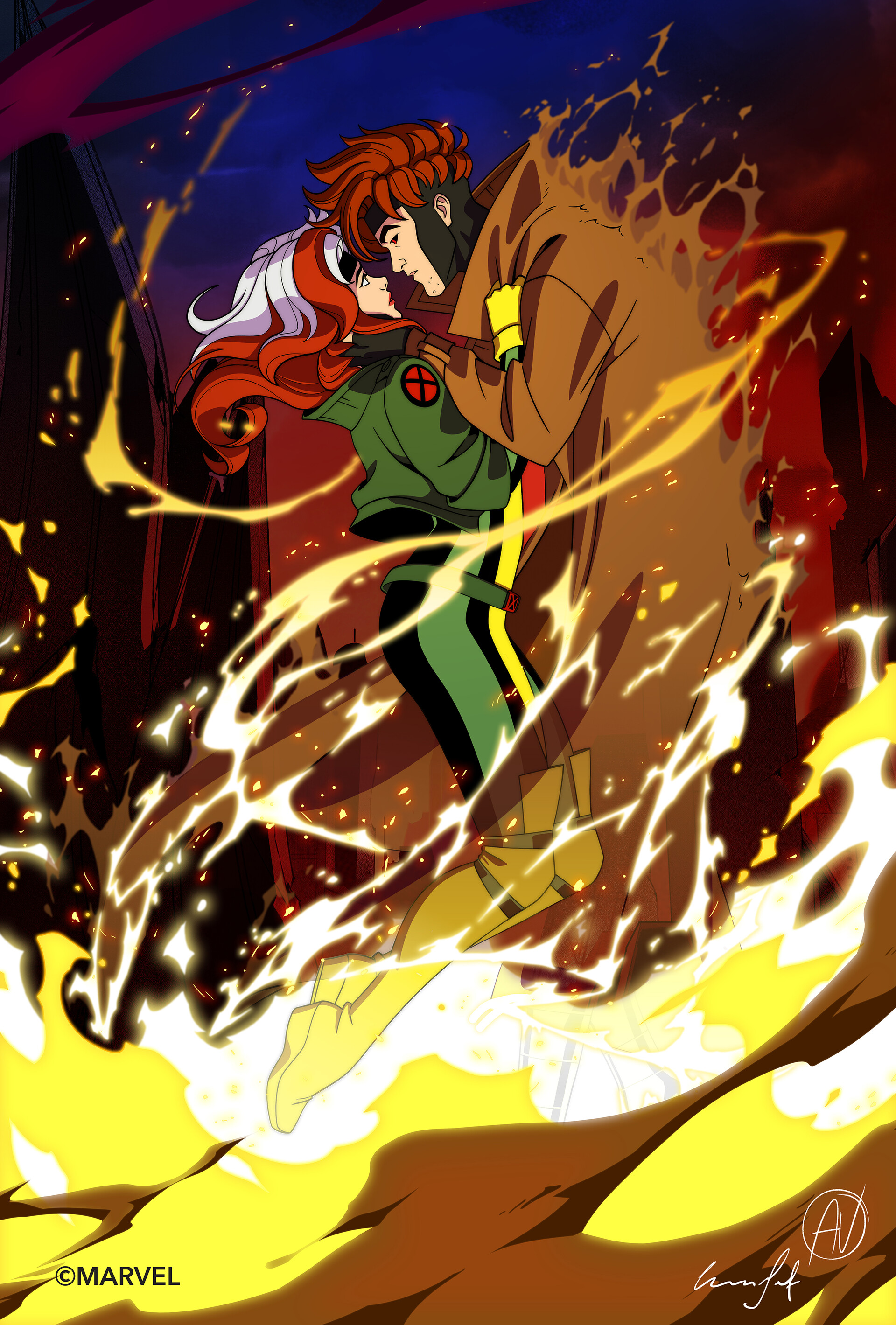 X-Men '97 Gambit Wallpapers - Wallpaper Cave