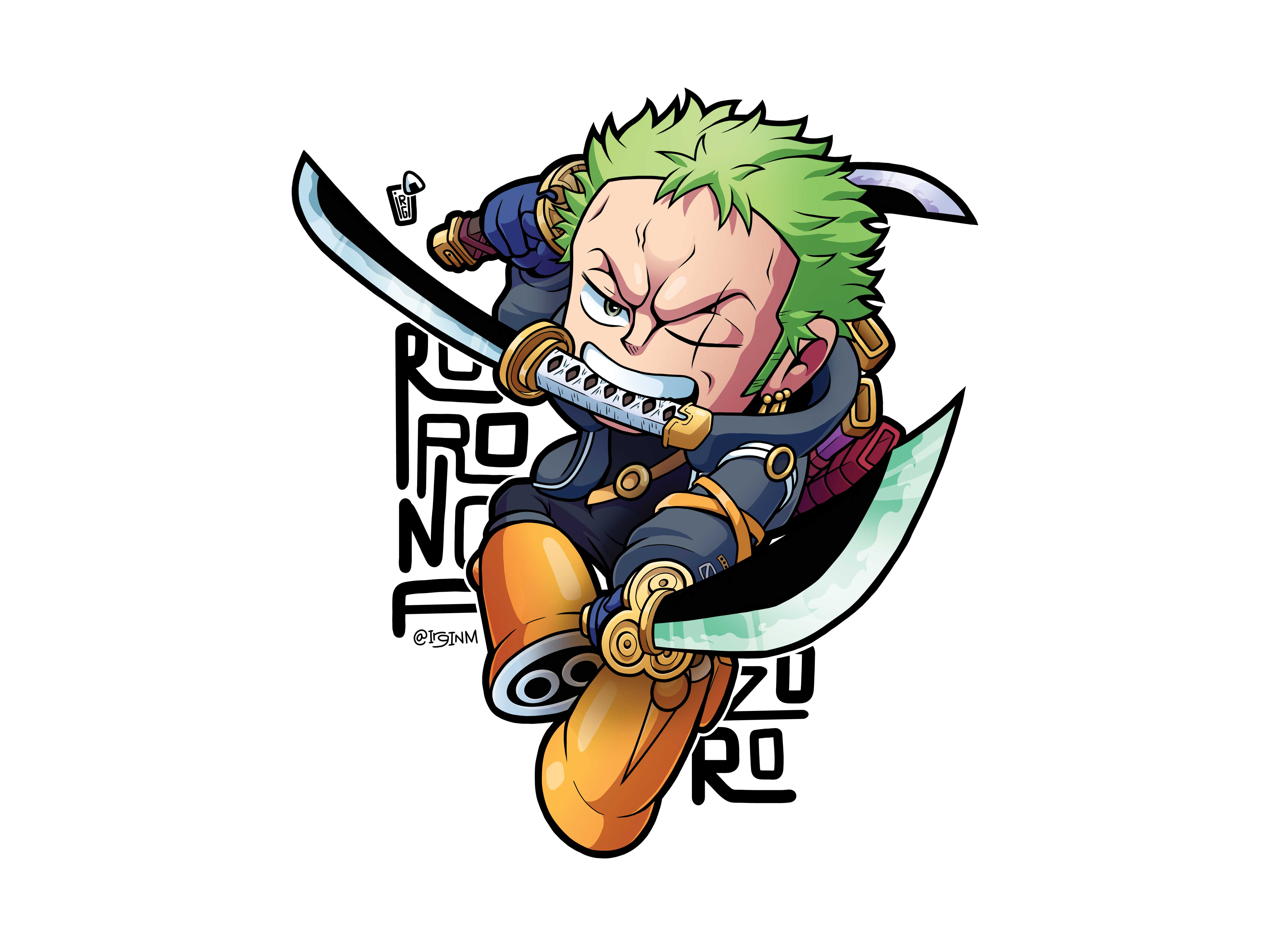 Chibi Zoro Wallpapers - Wallpaper Cave