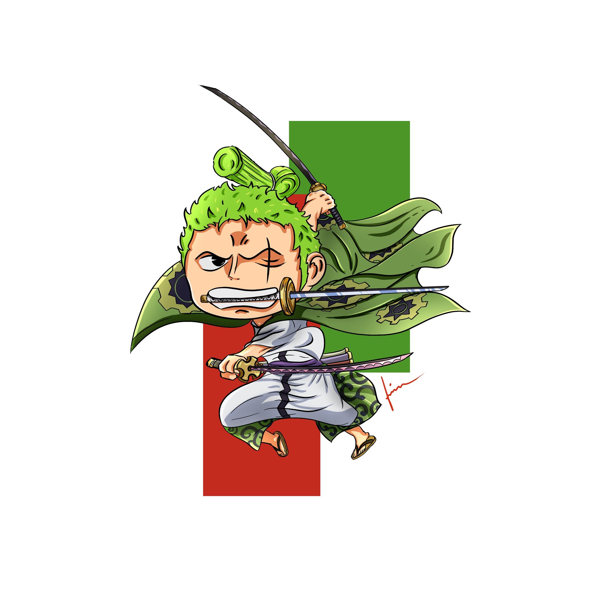 Chibi Zoro Wallpapers - Wallpaper Cave