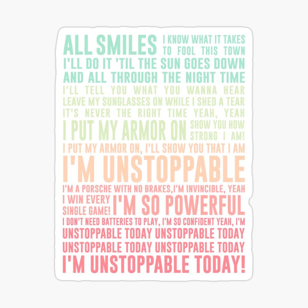 Unstoppable Lyrics Wallpapers - Wallpaper Cave
